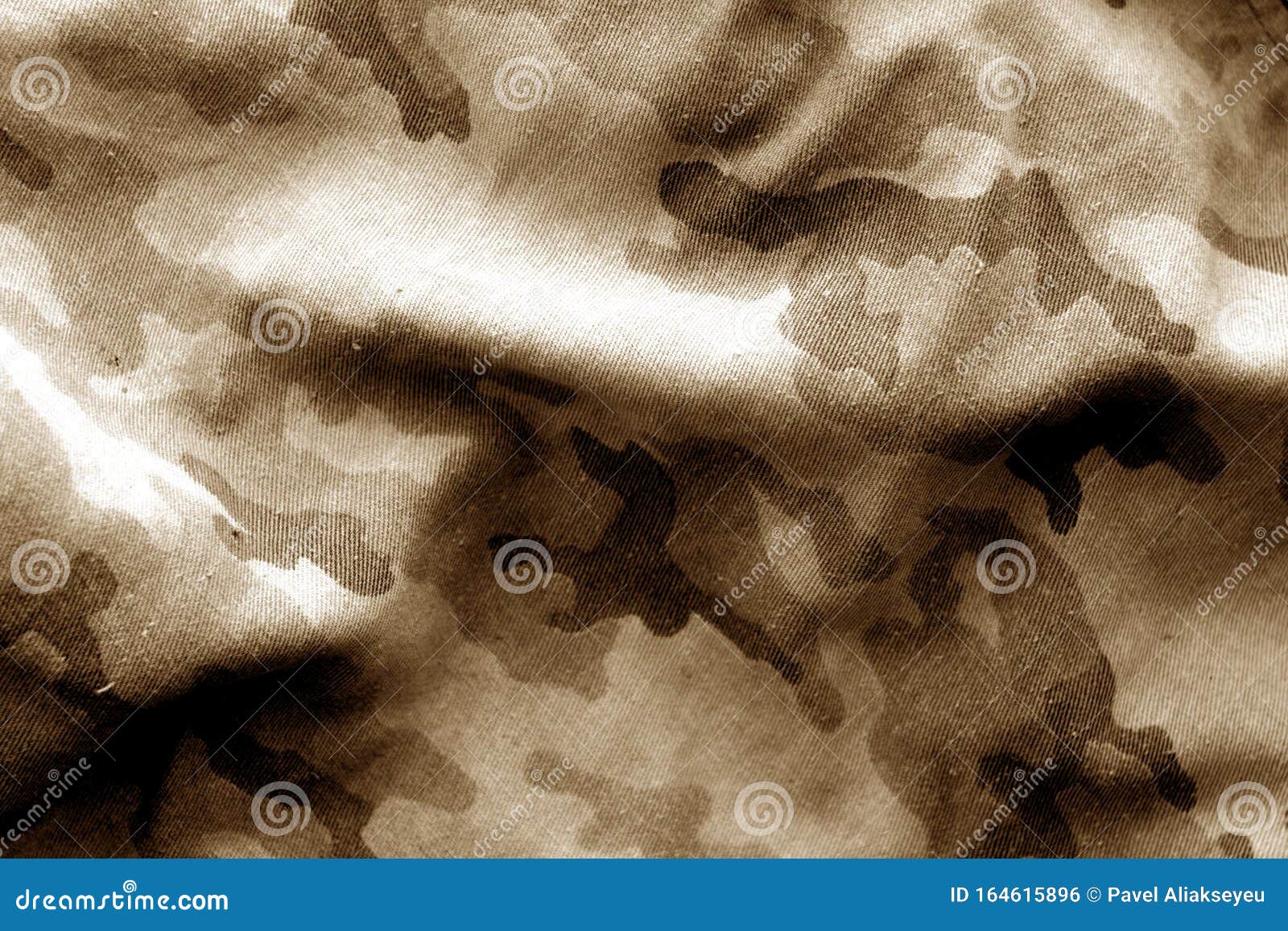 Military Uniform Pattern with Blur Effect in Brown Tone Stock Photo ...