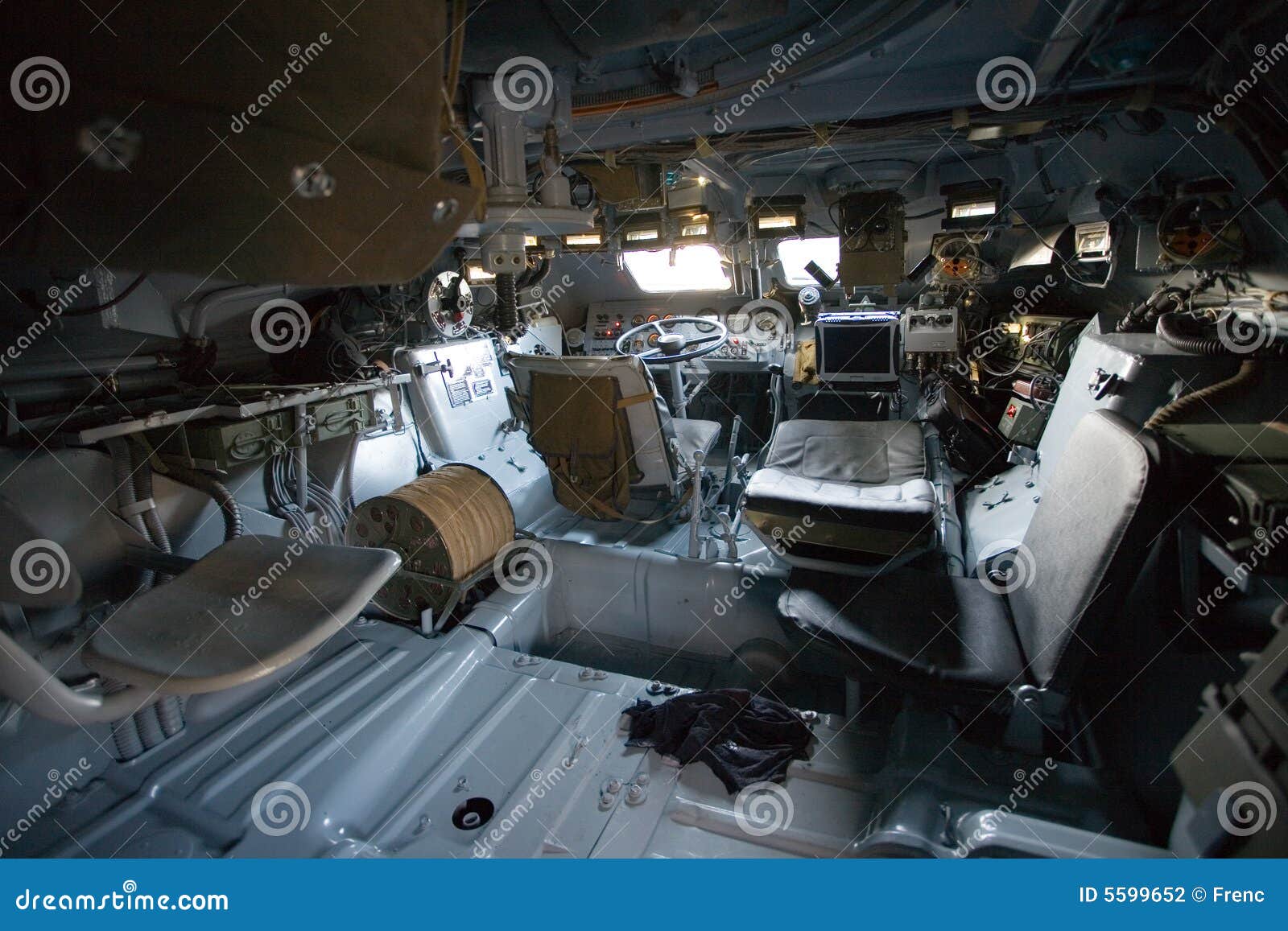 Military Vehicle. Army Jeep Interior Detail. Interior Design, Steering ...