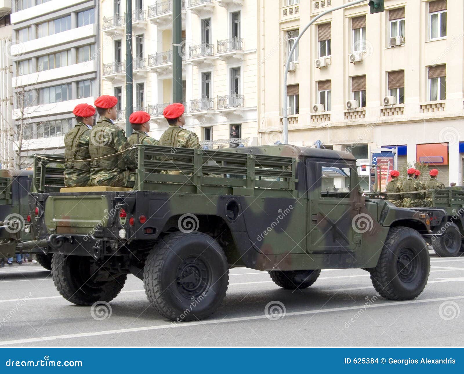 Military Vehicle in a Parade Stock Photo - Image of military, jeep: 625384