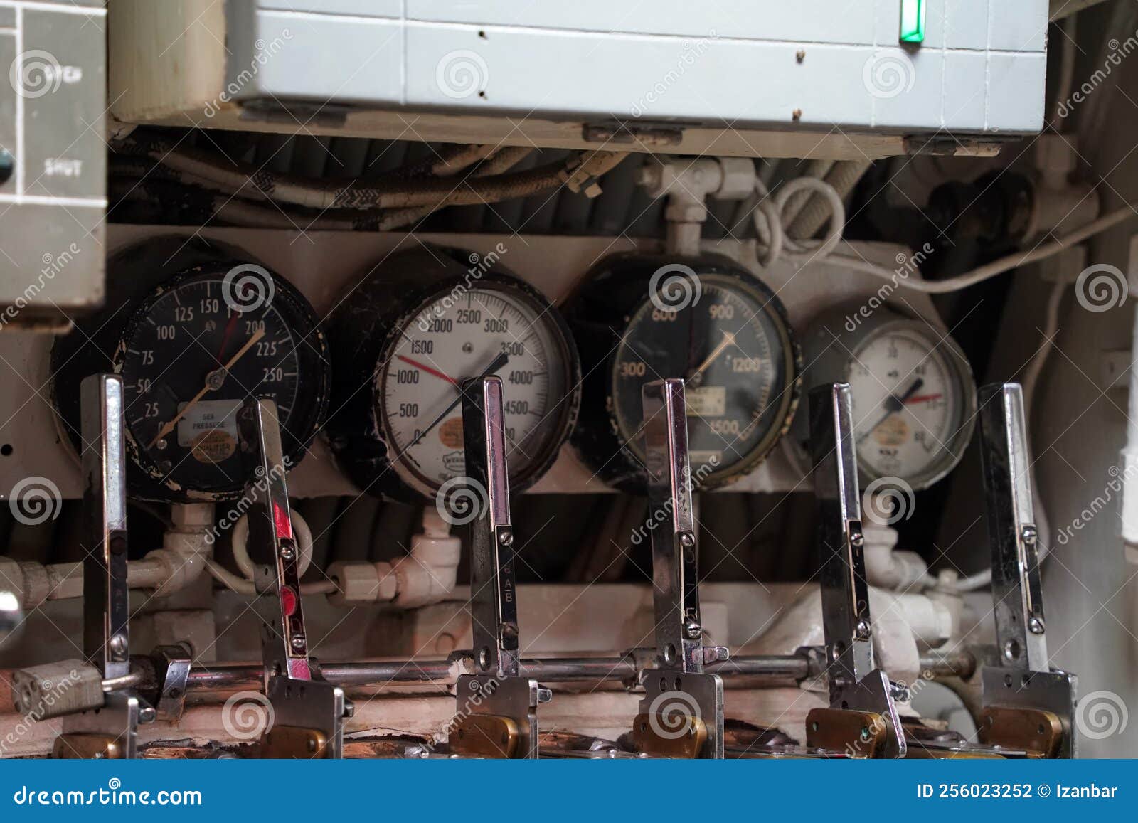 Inside Military War Submarine Warship Stock Photo - Image of tubes ...
