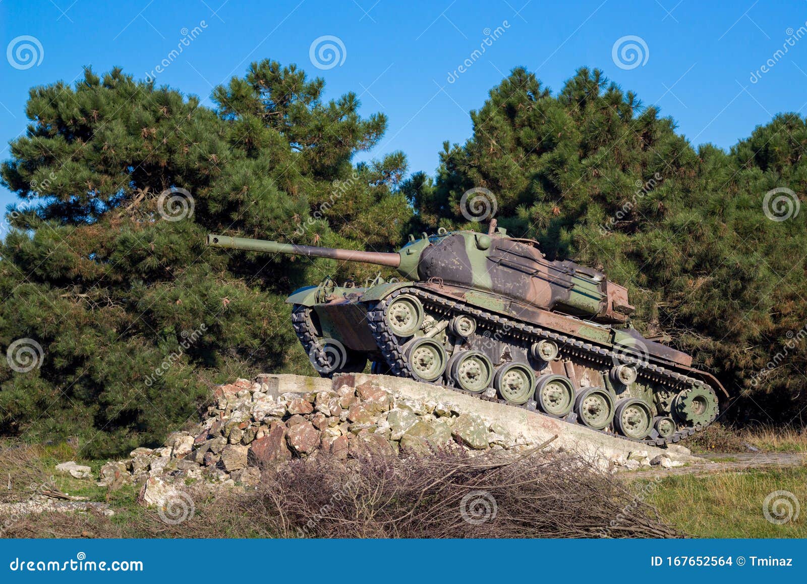 Military War Tank. Old Battle Tank Editorial Stock Image - Image of ...