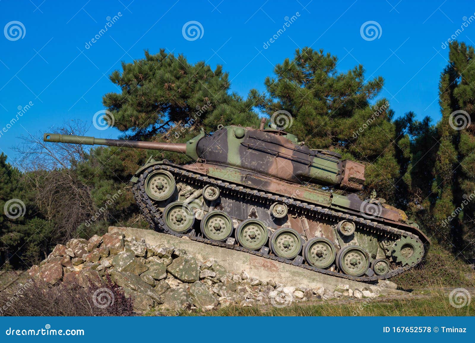 Military War Tank. Old Battle Tank Editorial Stock Photo - Image of ...