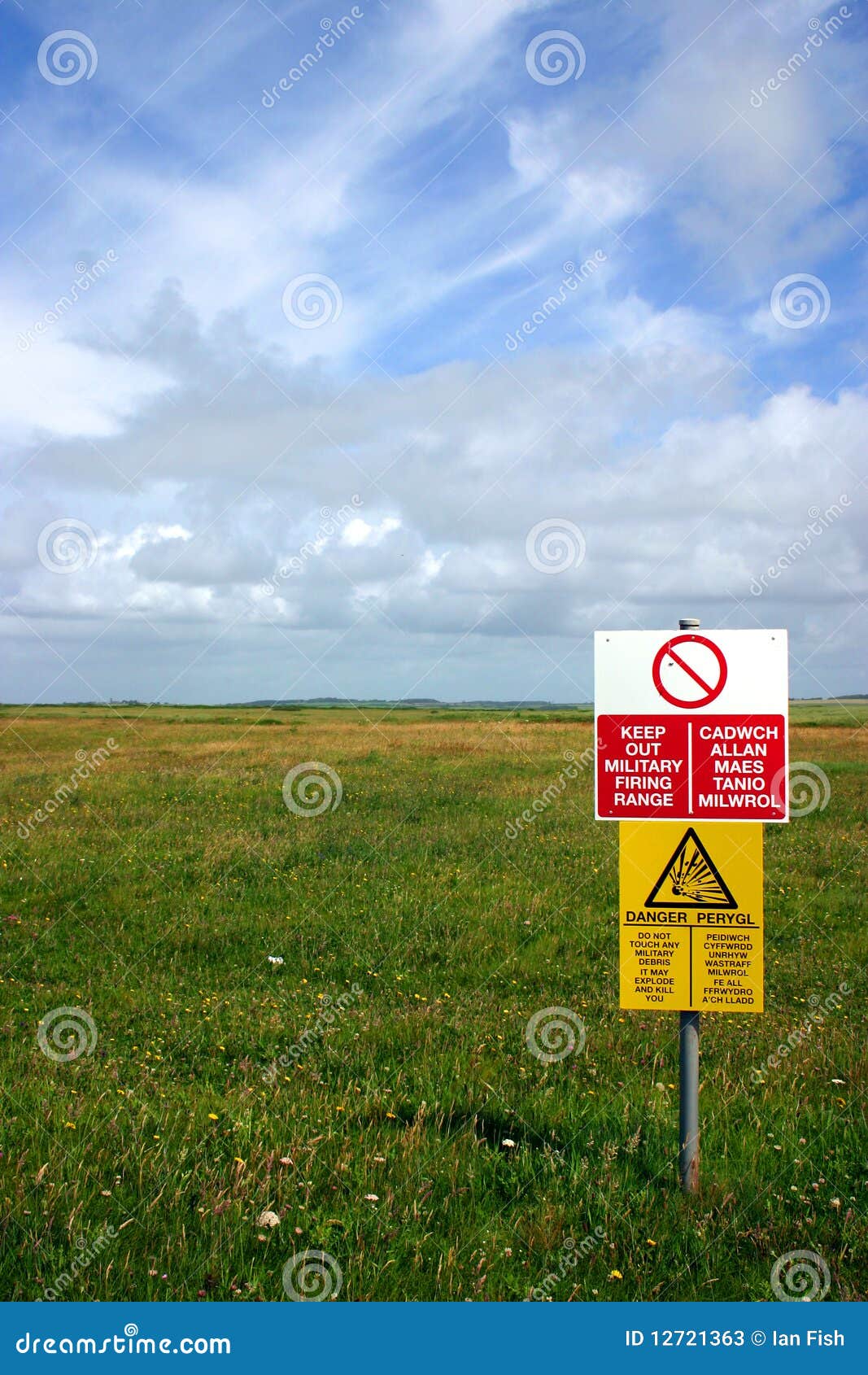 Military Warning Sign stock image. Image of explode, device - 12721363