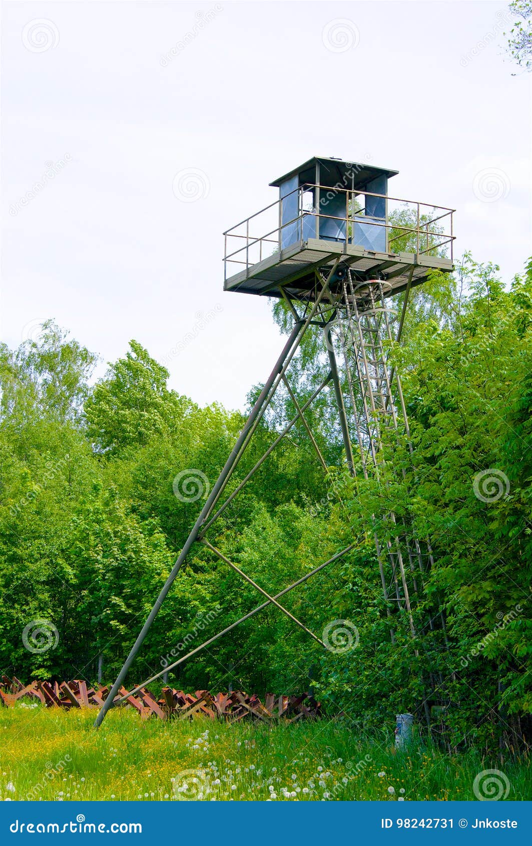 Military Watch Tower stock image. Image of watch, military - 98242731