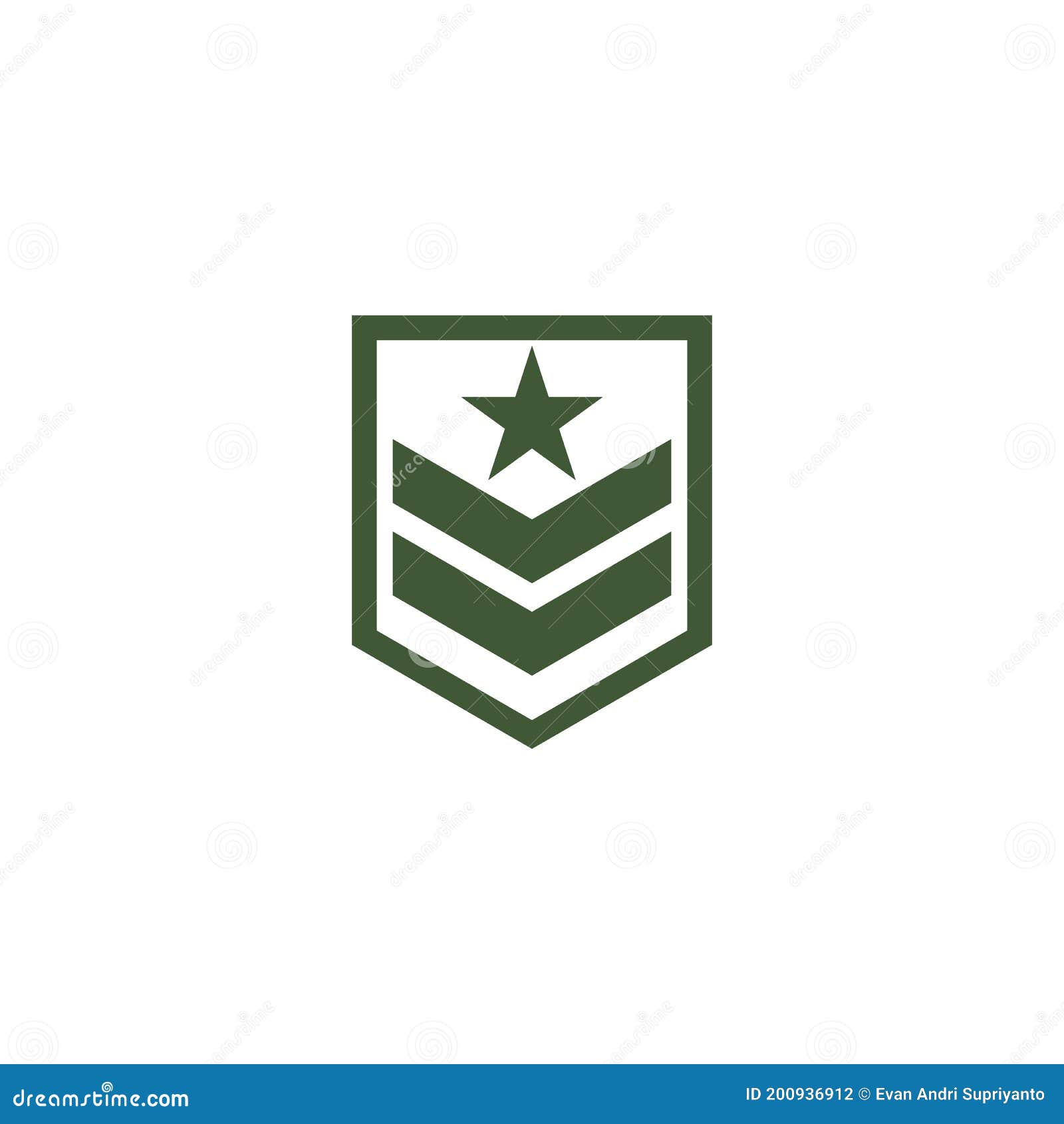 Military Wave Logo Template Vector Symbol Stock Vector - Illustration ...