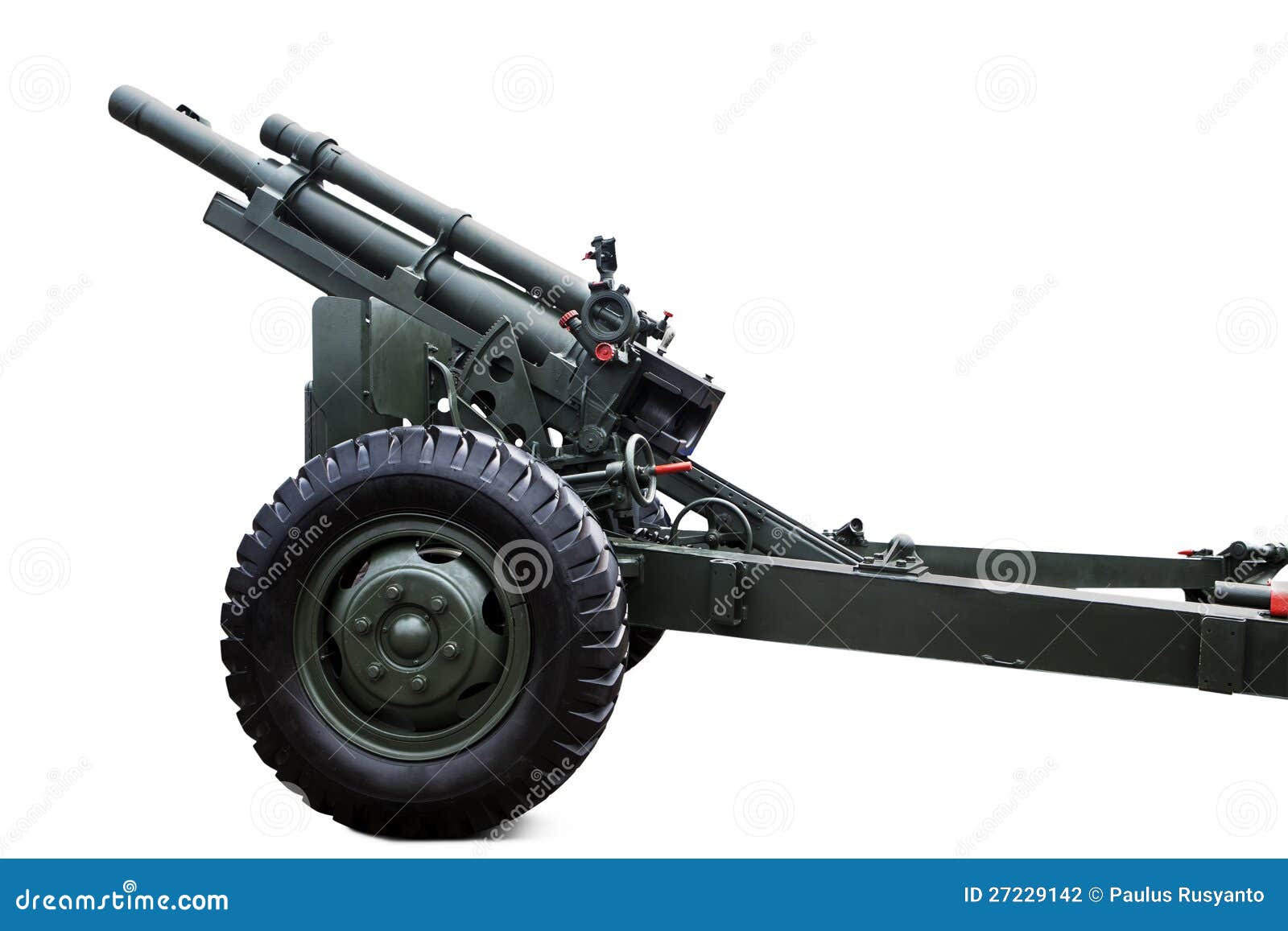 Military Weapon Vehicle Isolated in White Stock Photo - Image of ...