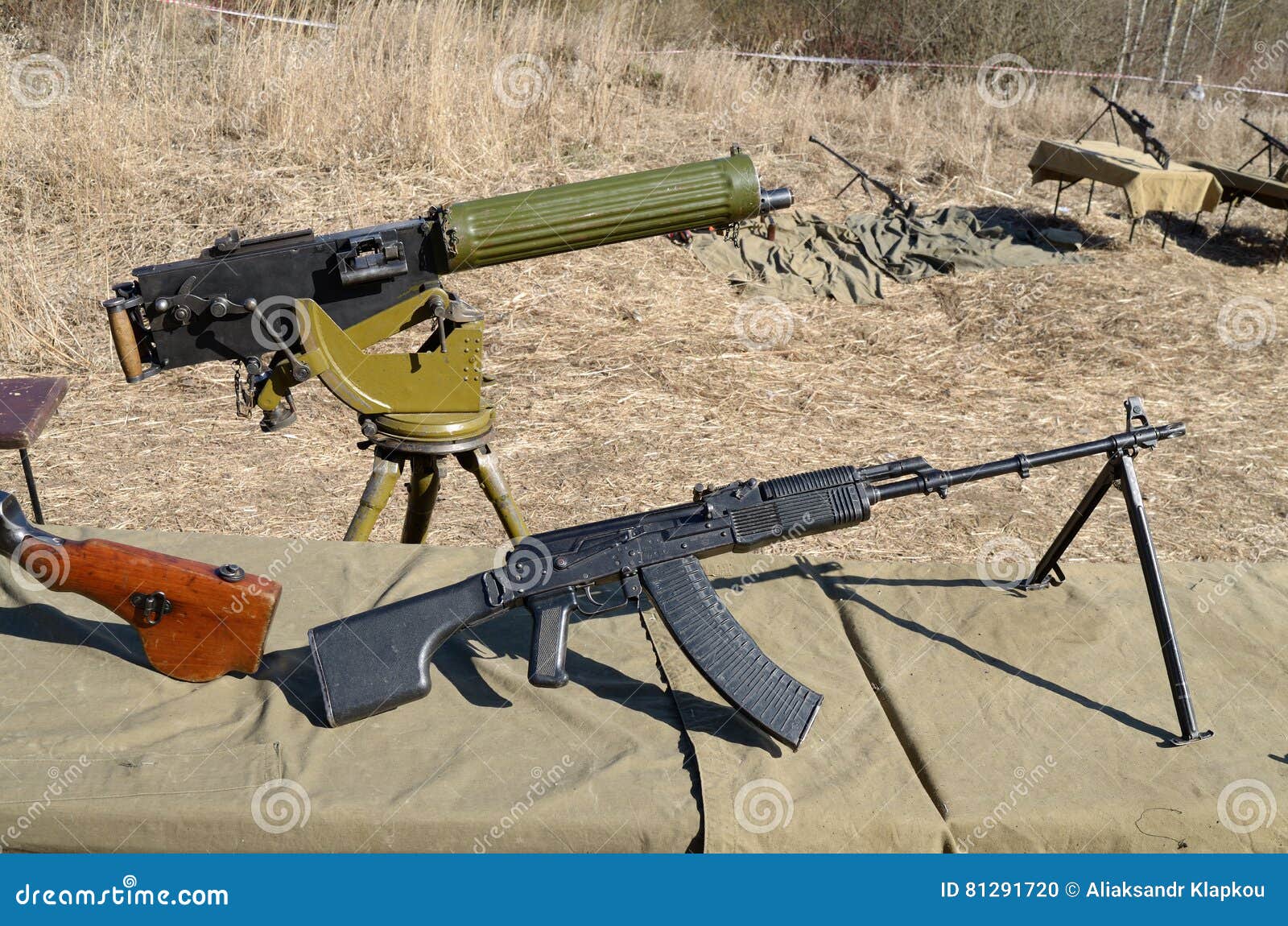 Military Weapons for Firing. Stock Photo - Image of cartridge, caliber ...