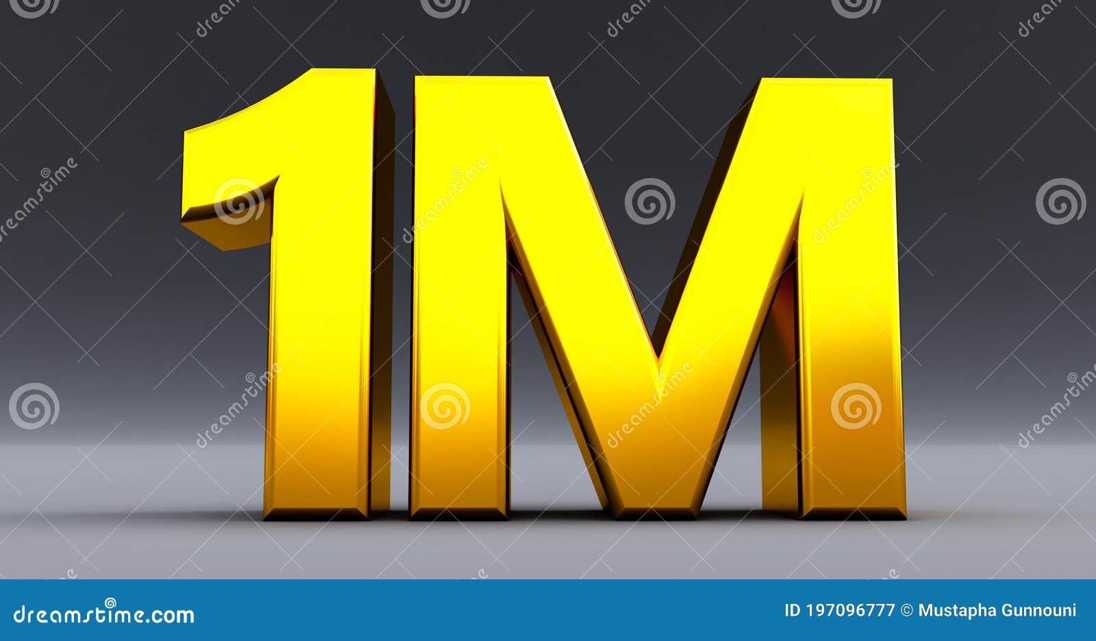 1 Miljoen Volgers Achtergrond 1000000 Stock Illustratie - Illustration ...