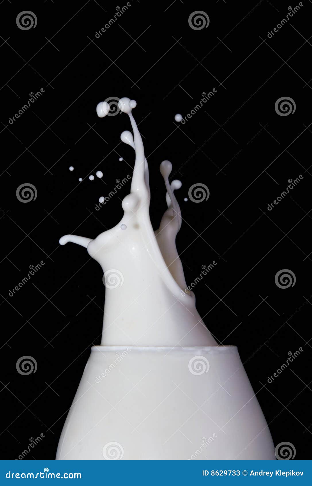 Milk stock image. Image of flowing, milkshake, fall, black - 8629733