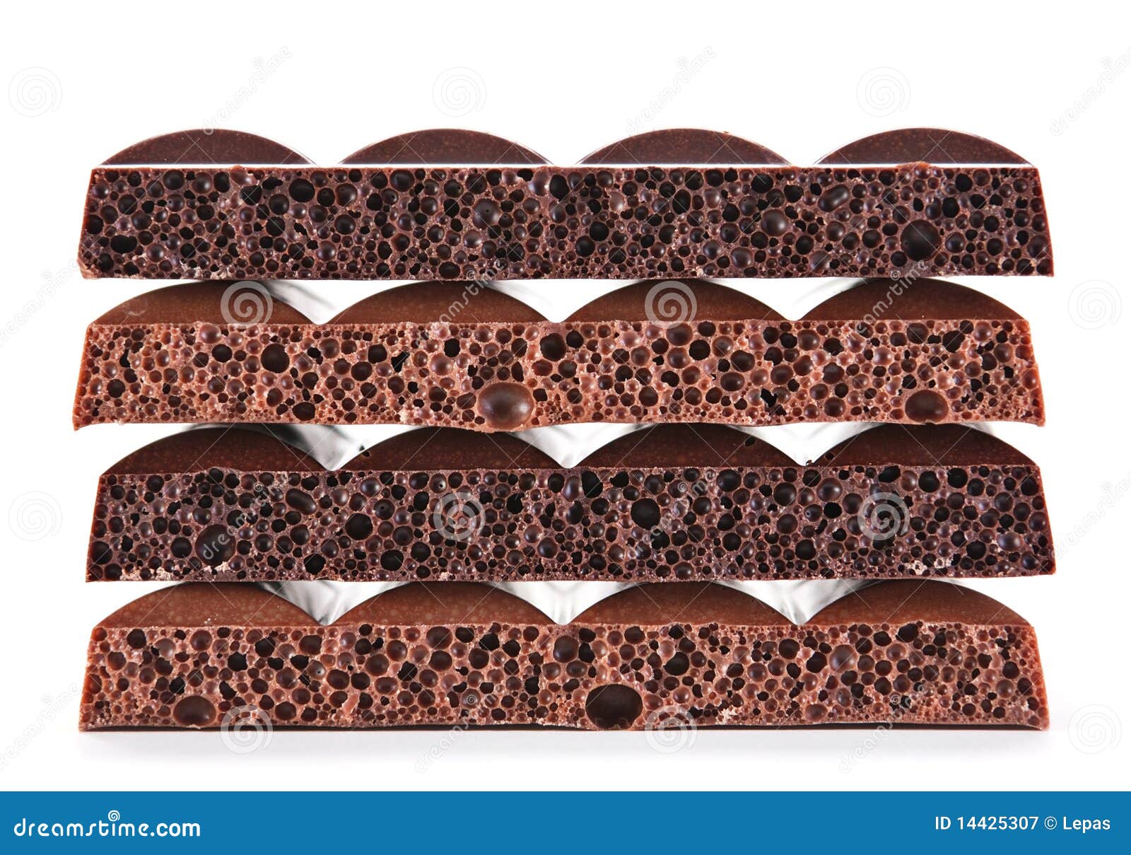 Milk aerated chocolate stock image. Image of slice, sweet - 14425307