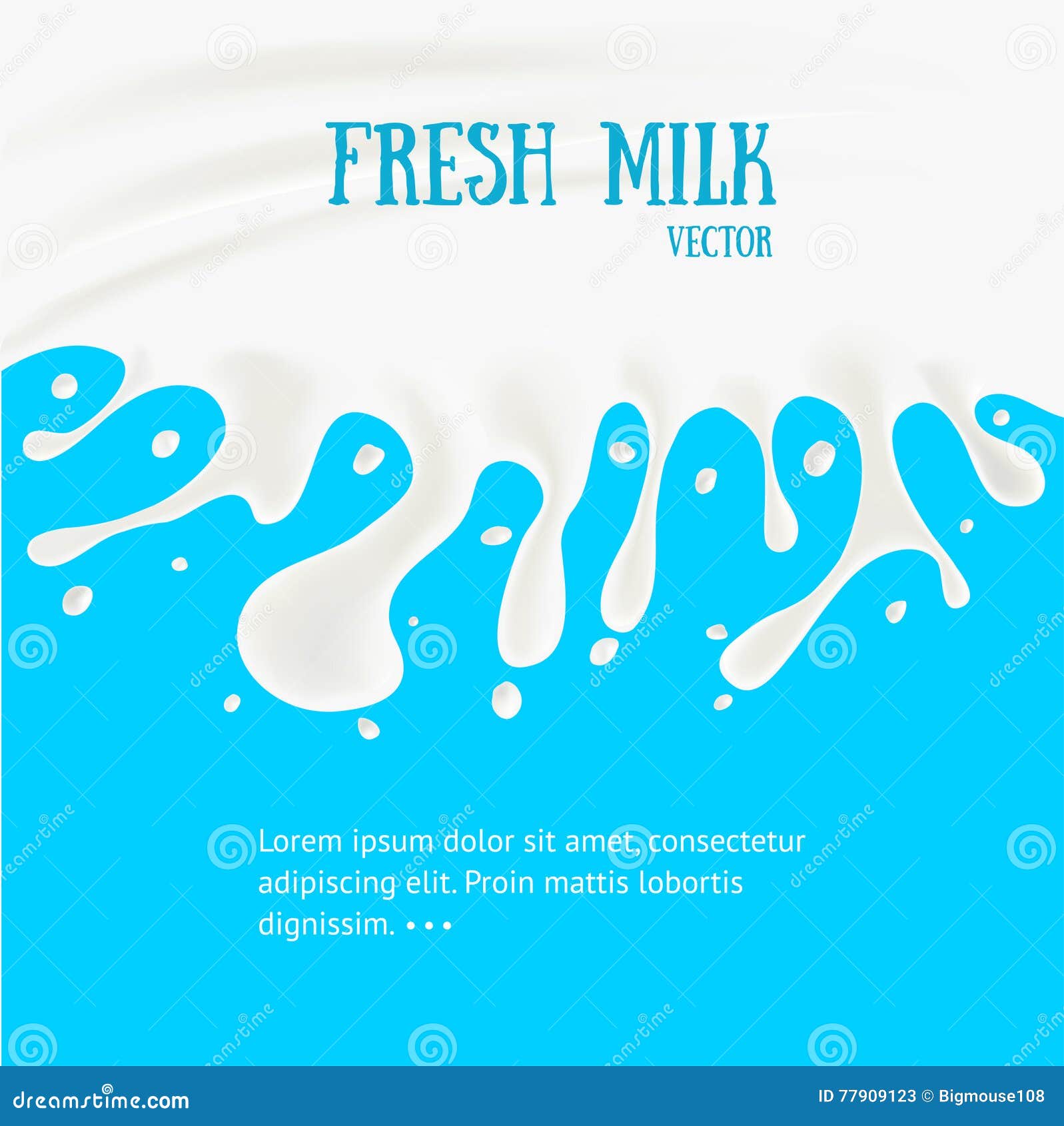Milk Banner. Vector stock vector. Illustration of healthy - 77909123