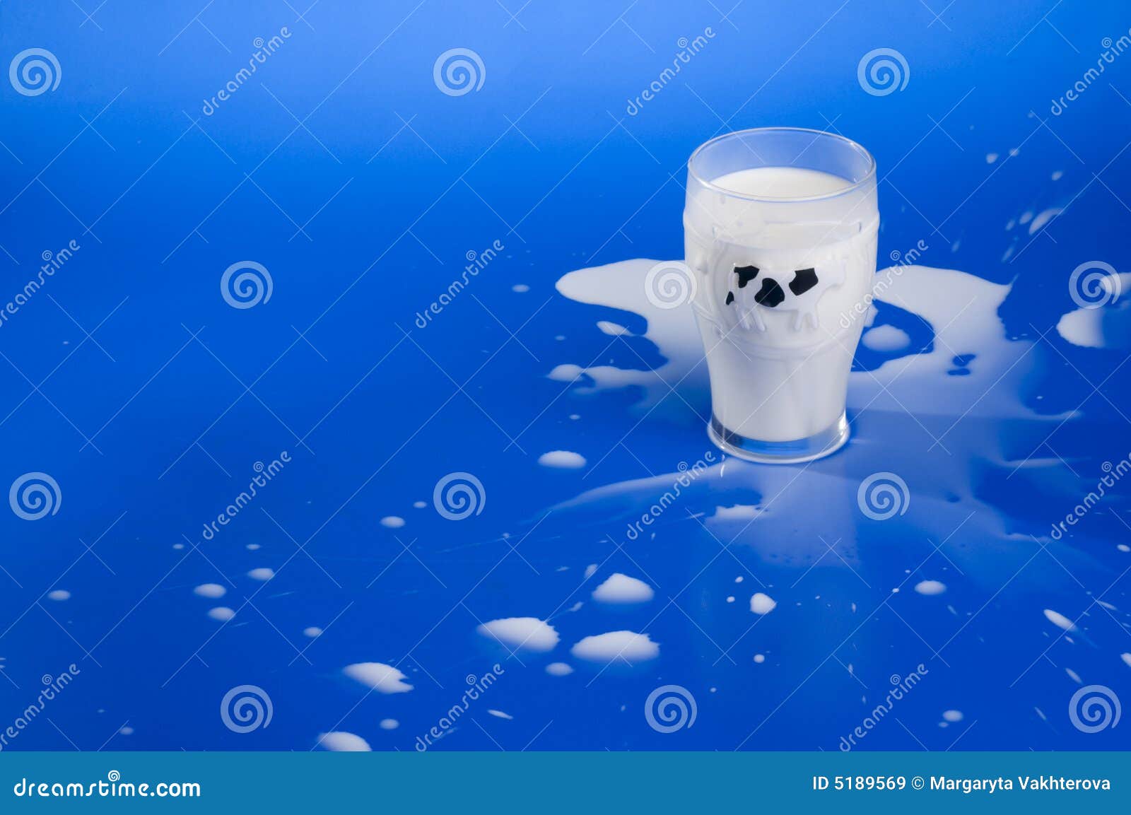 Milk Being Overflowed from Glass Stock Image - Image of healthy ...