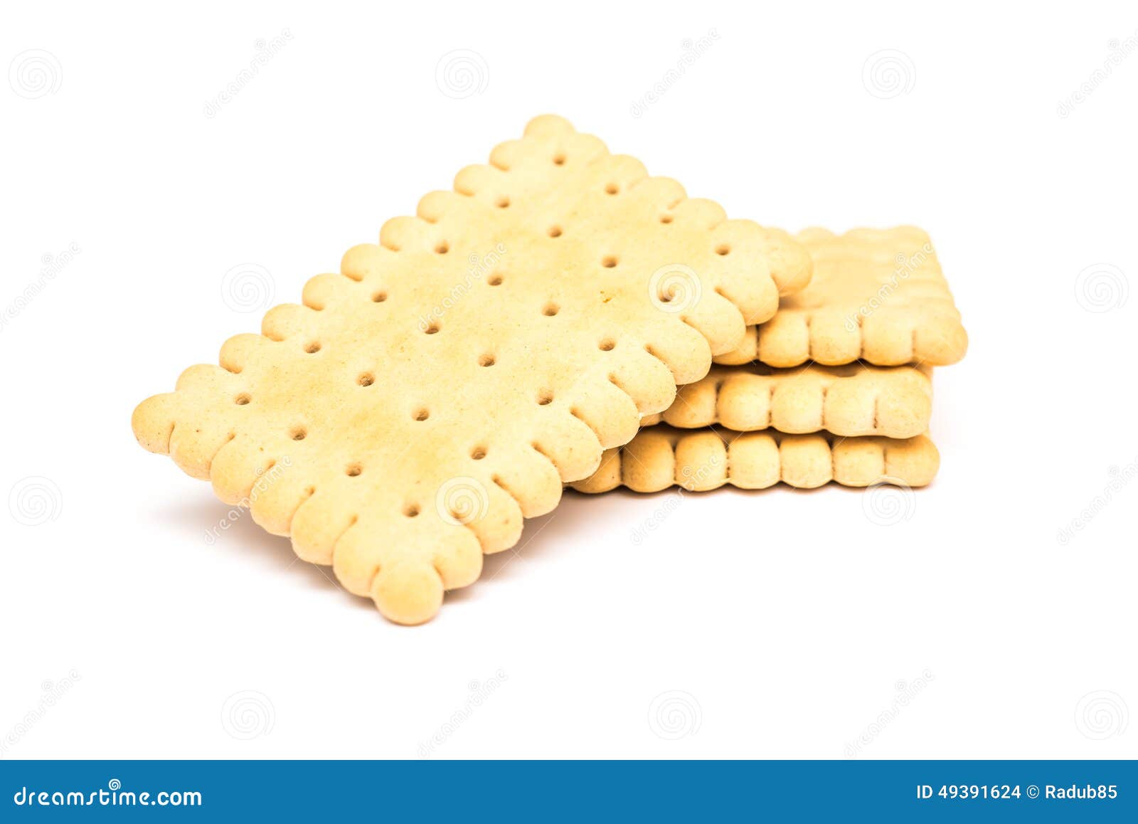 Milk Biscuits In A Pink Snack Plastic Box With Cap. Royalty-Free Stock ...