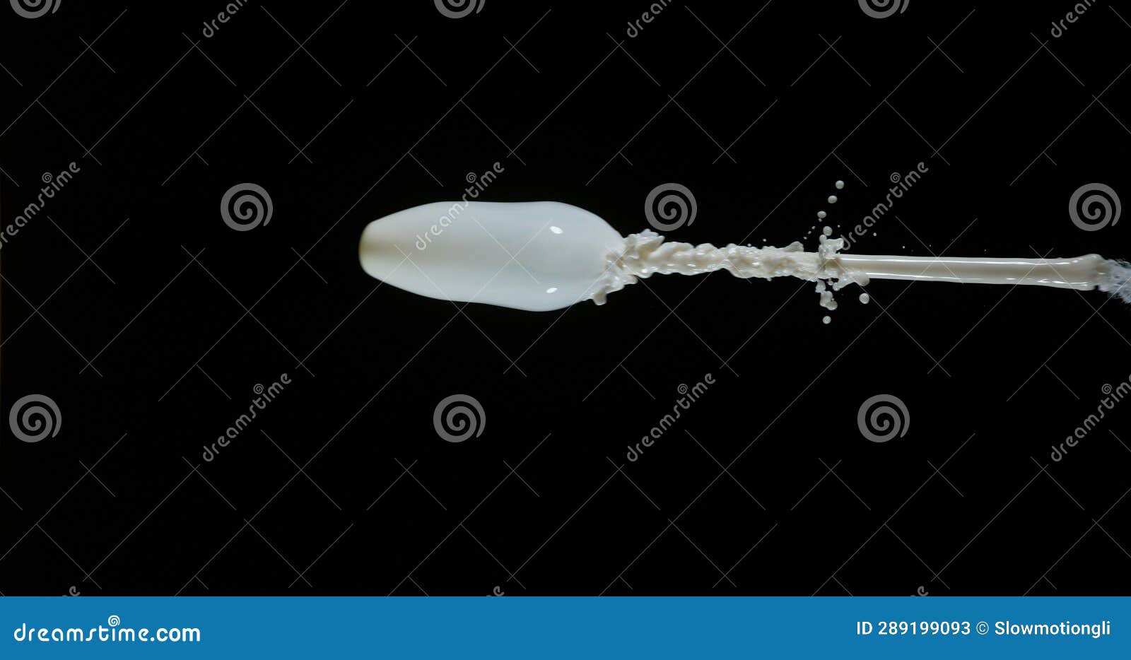 Milk Bouncing and Splashing on Black Background Stock Image - Image of ...