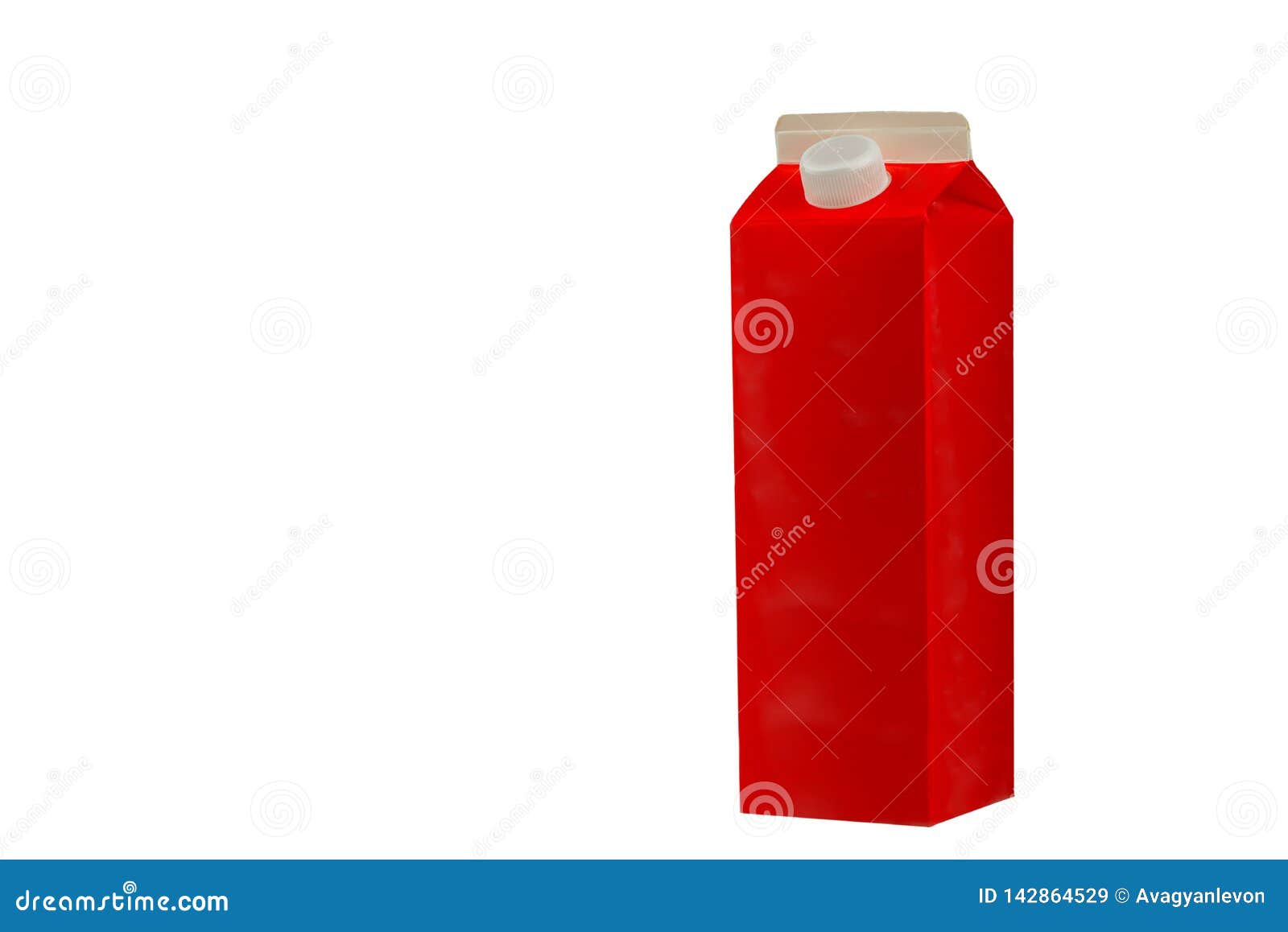 Milk Box with Glass of Milk Stock Image - Image of packaging, drink ...