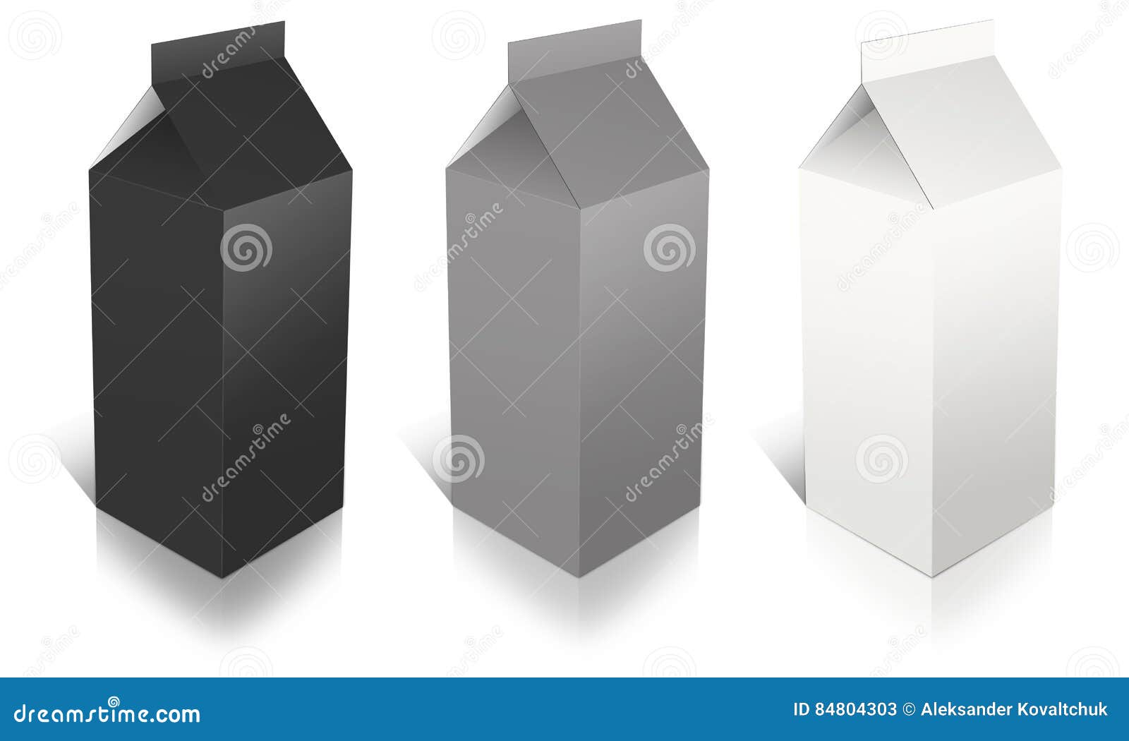 Milk Box stock illustration. Illustration of liter, retail - 84804303