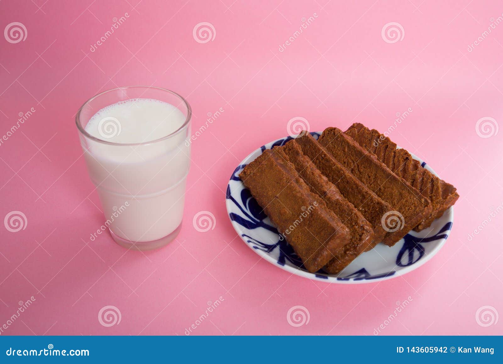 Milk and bread rusk stock photo. Image of dish, milk - 143605942
