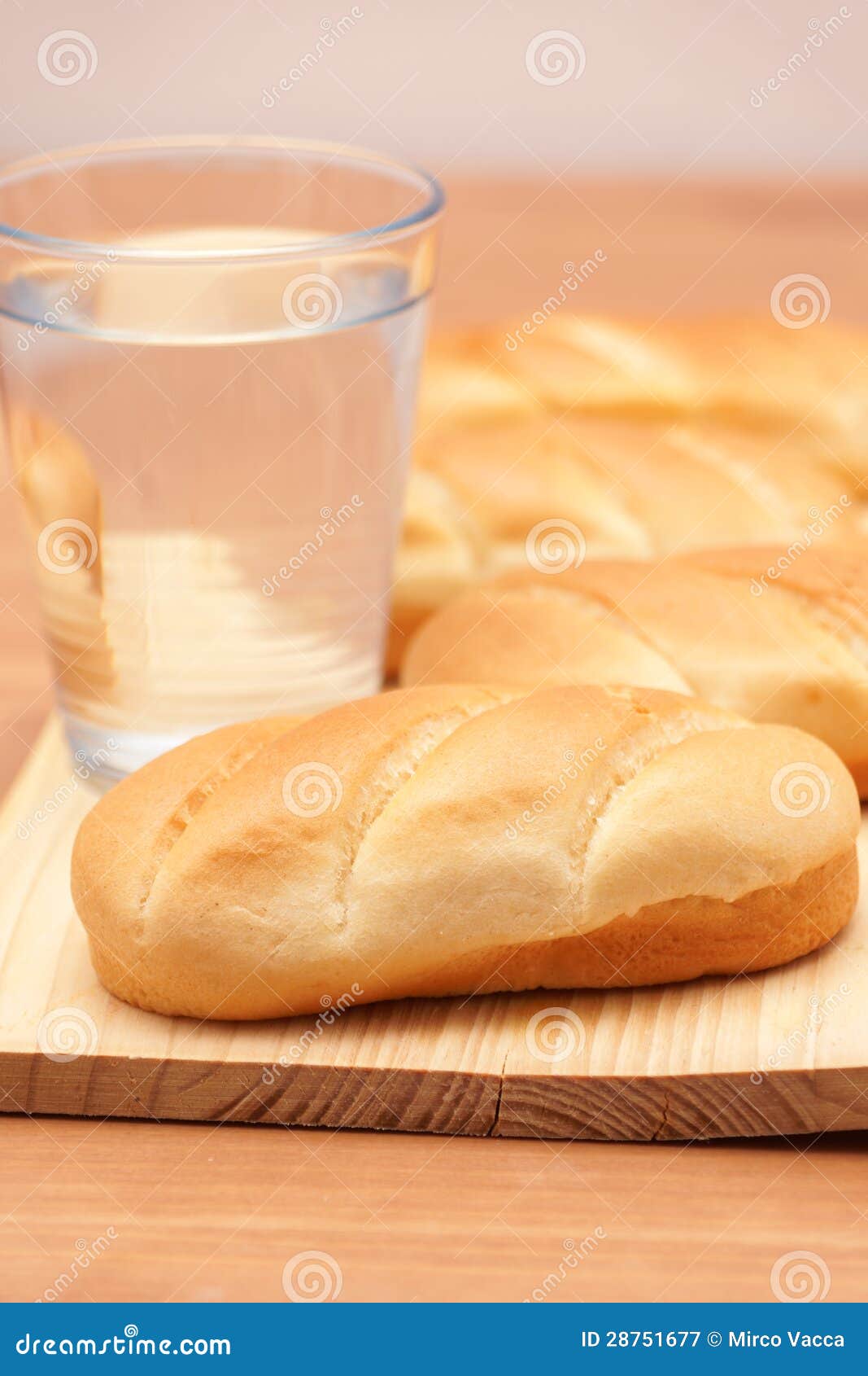Milk bread and water stock image. Image of product, wooden - 28751677