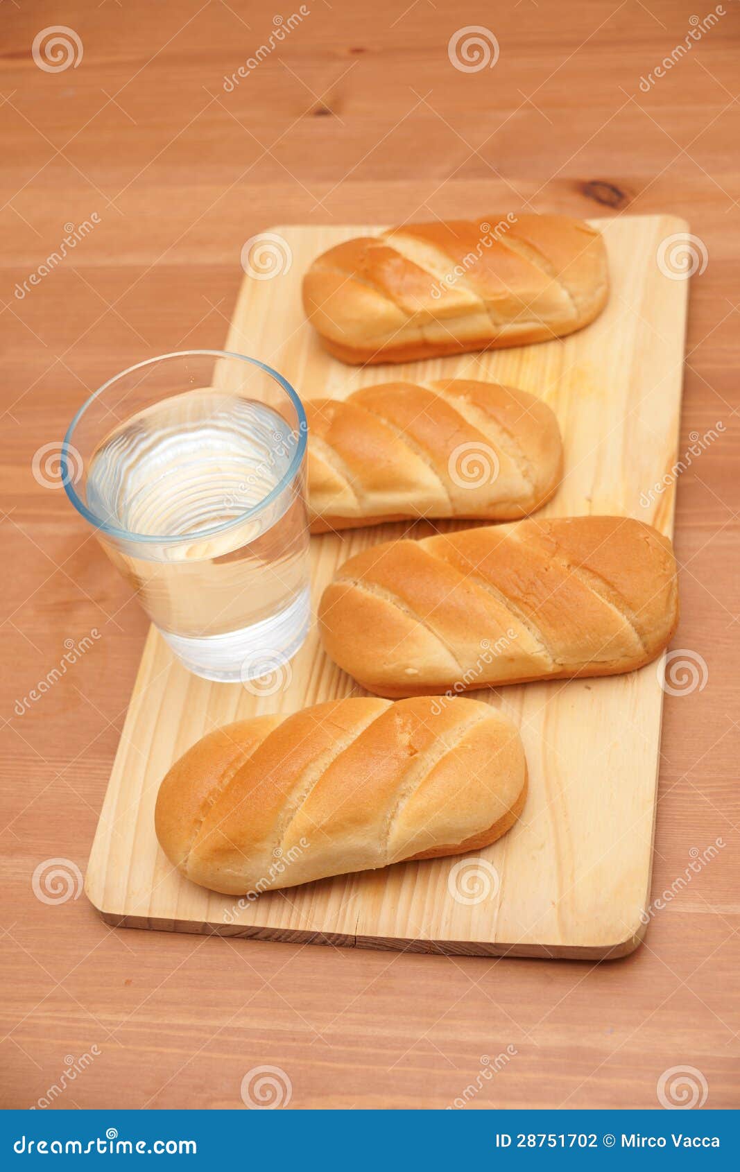 Milk bread and water stock photo. Image of healthy, wooden - 28751702