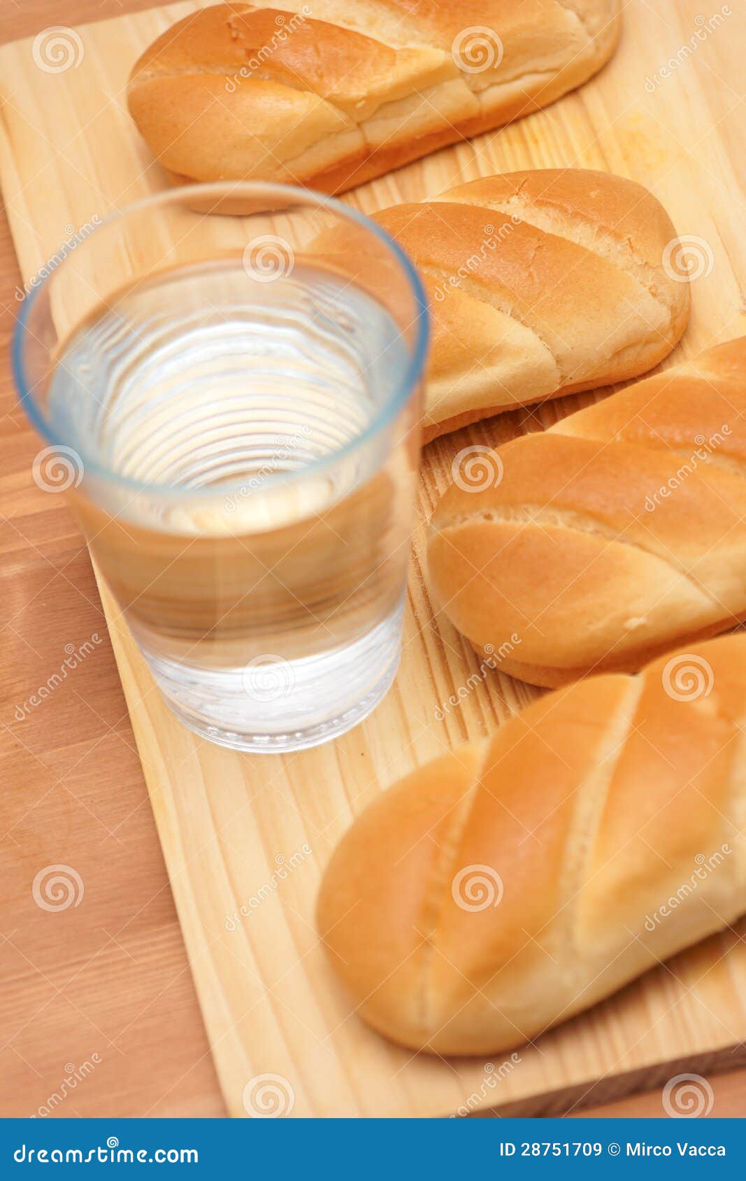 Milk bread and water stock image. Image of drink, beverage - 28751709