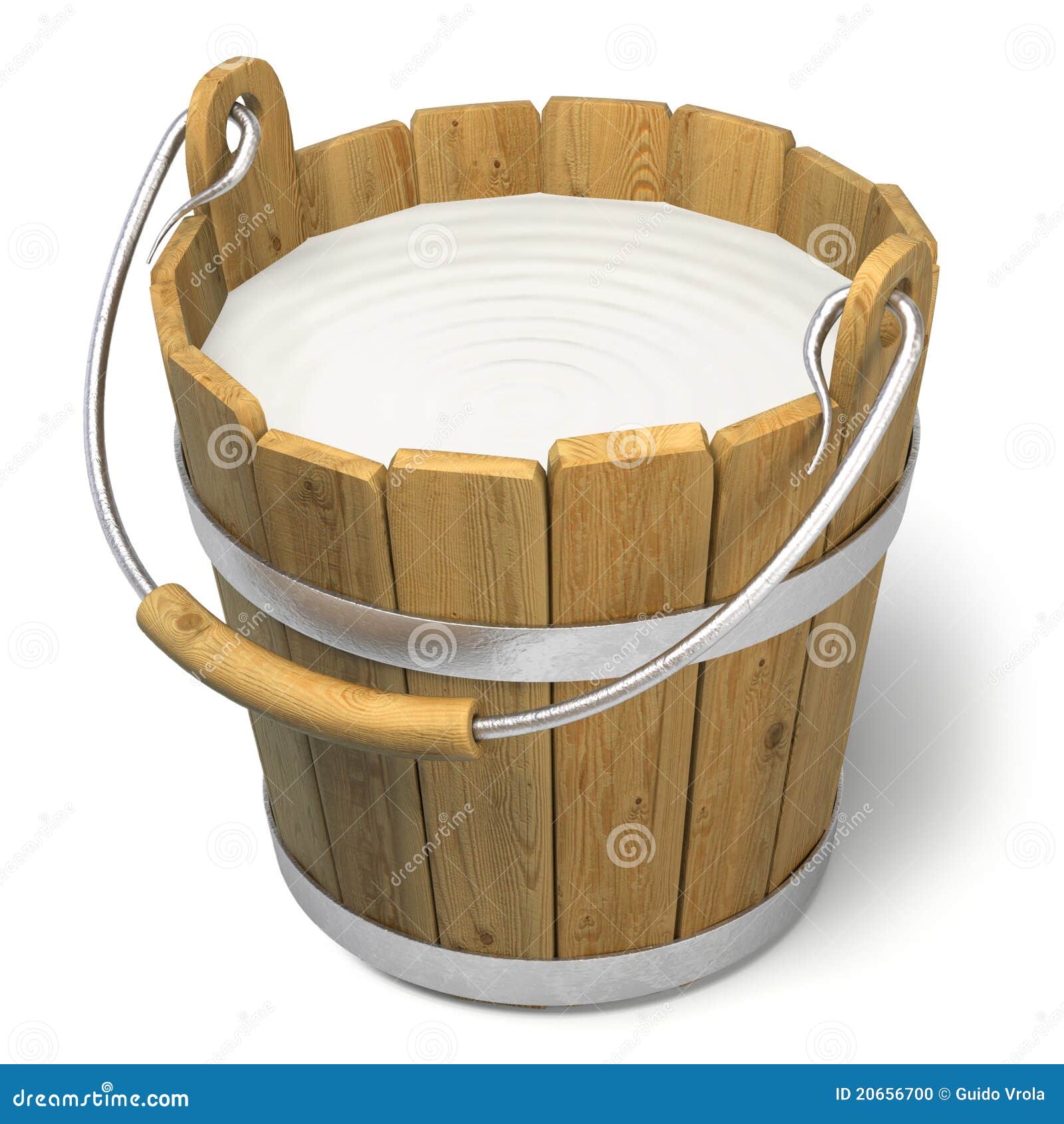 Milk bucket stock illustration. Illustration of closeup - 20656700