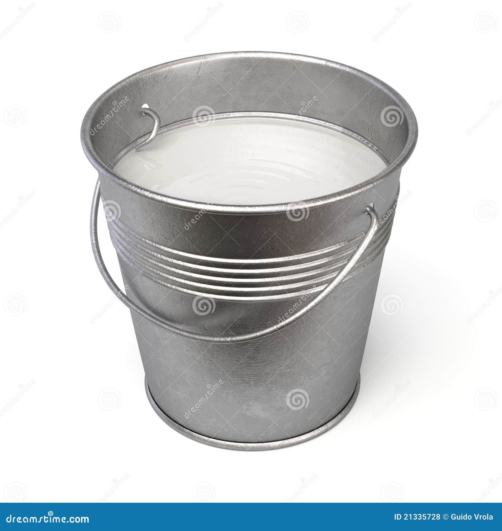 Milk bucket stock illustration. Illustration of beverage - 21335728