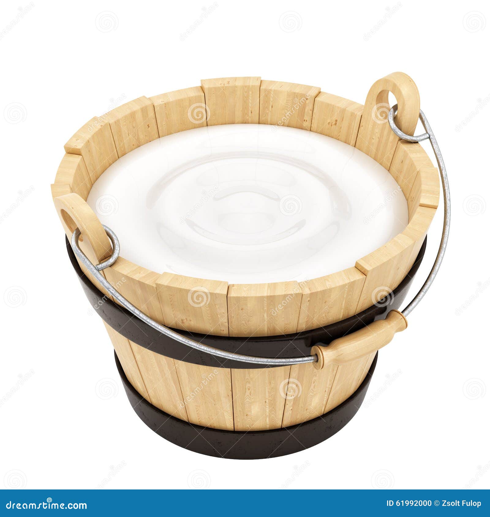 Milk Bucket Icon Cartoon. Single Bio, Eco, Organic Product Icon From ...