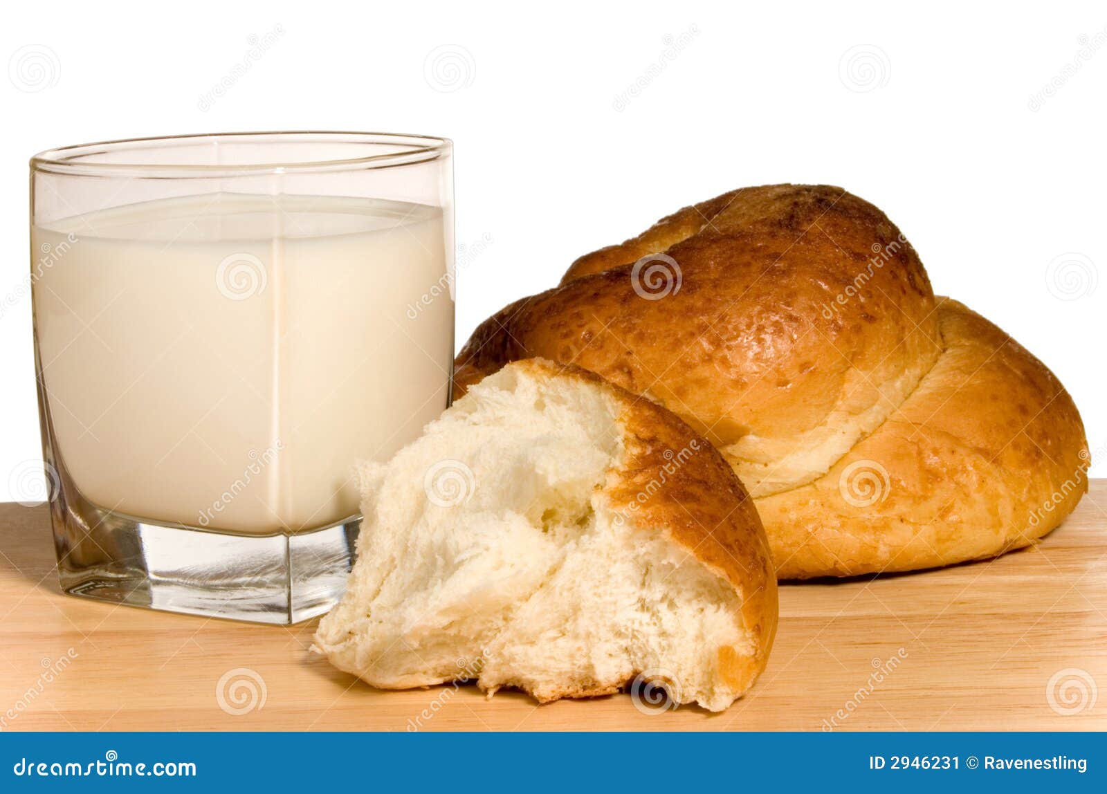 Milk and bun stock image. Image of morning, healthcare - 2946231