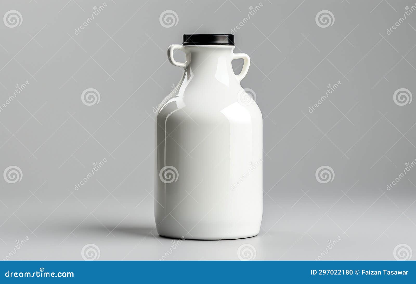 A Milk Can on a Transparent Background -Generative Ai Stock ...