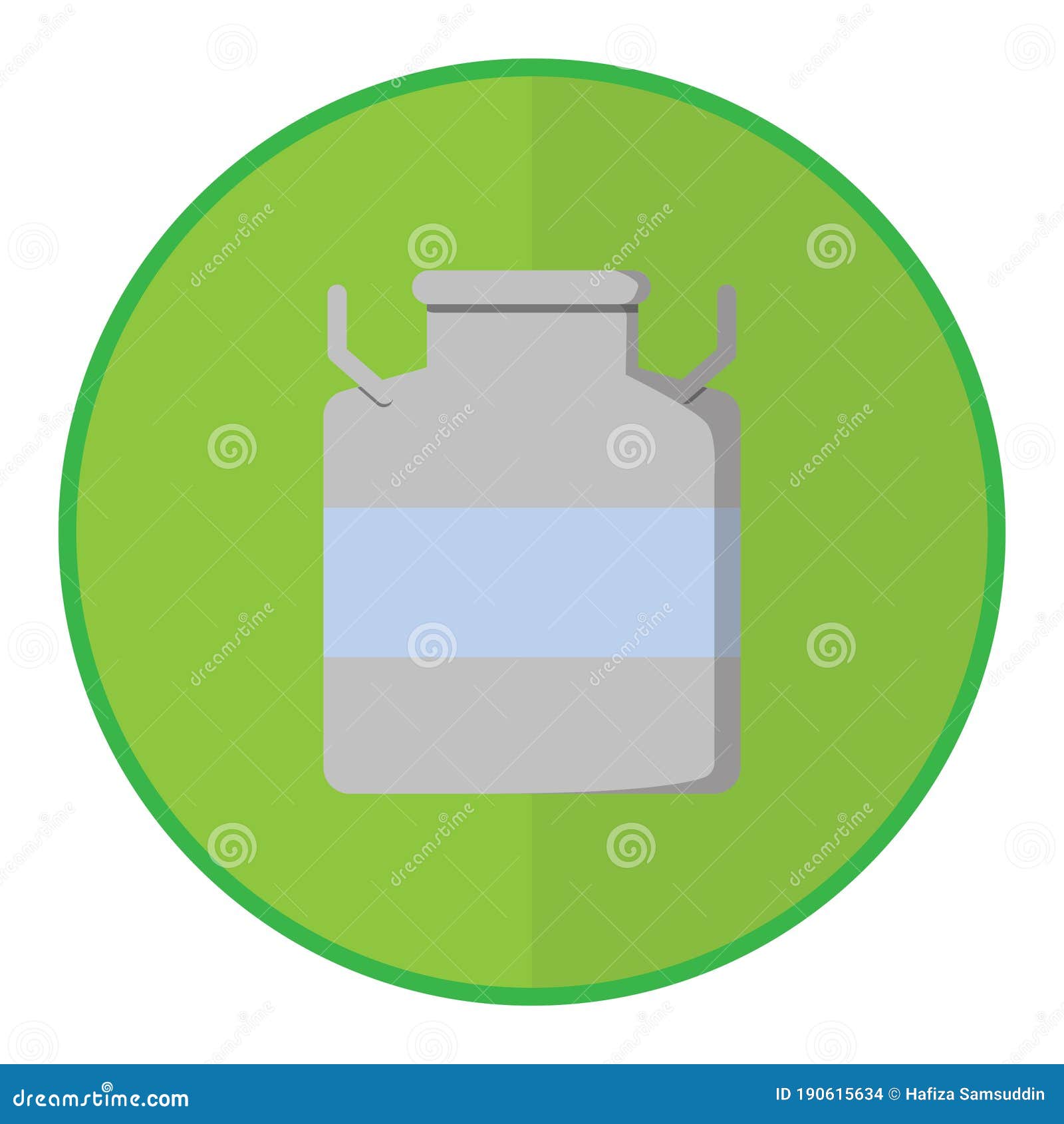 Milk Can. Vector Illustration Decorative Design Stock Vector ...
