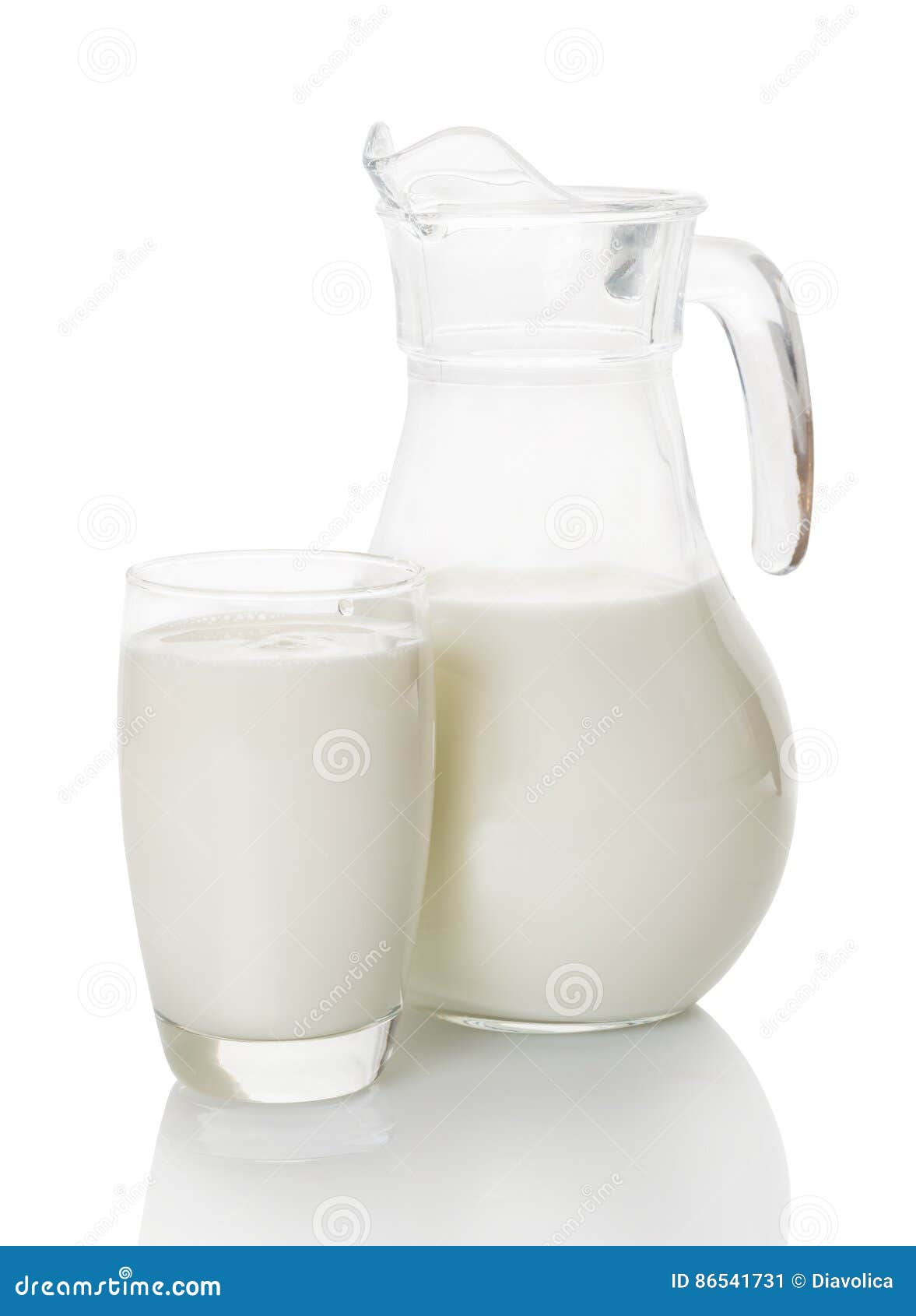 Milk carafe and glass stock image. Image of healthy, creamy - 86541731