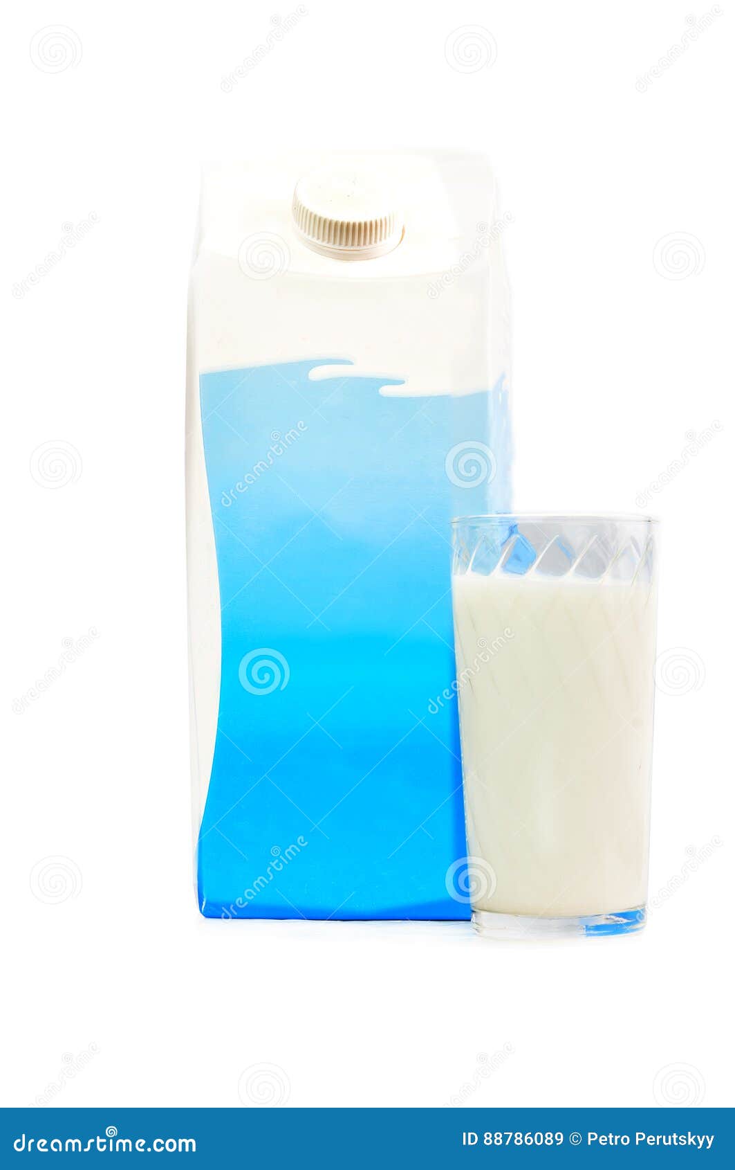 Milk carton box stock image. Image of paper, single, liquid - 88786089