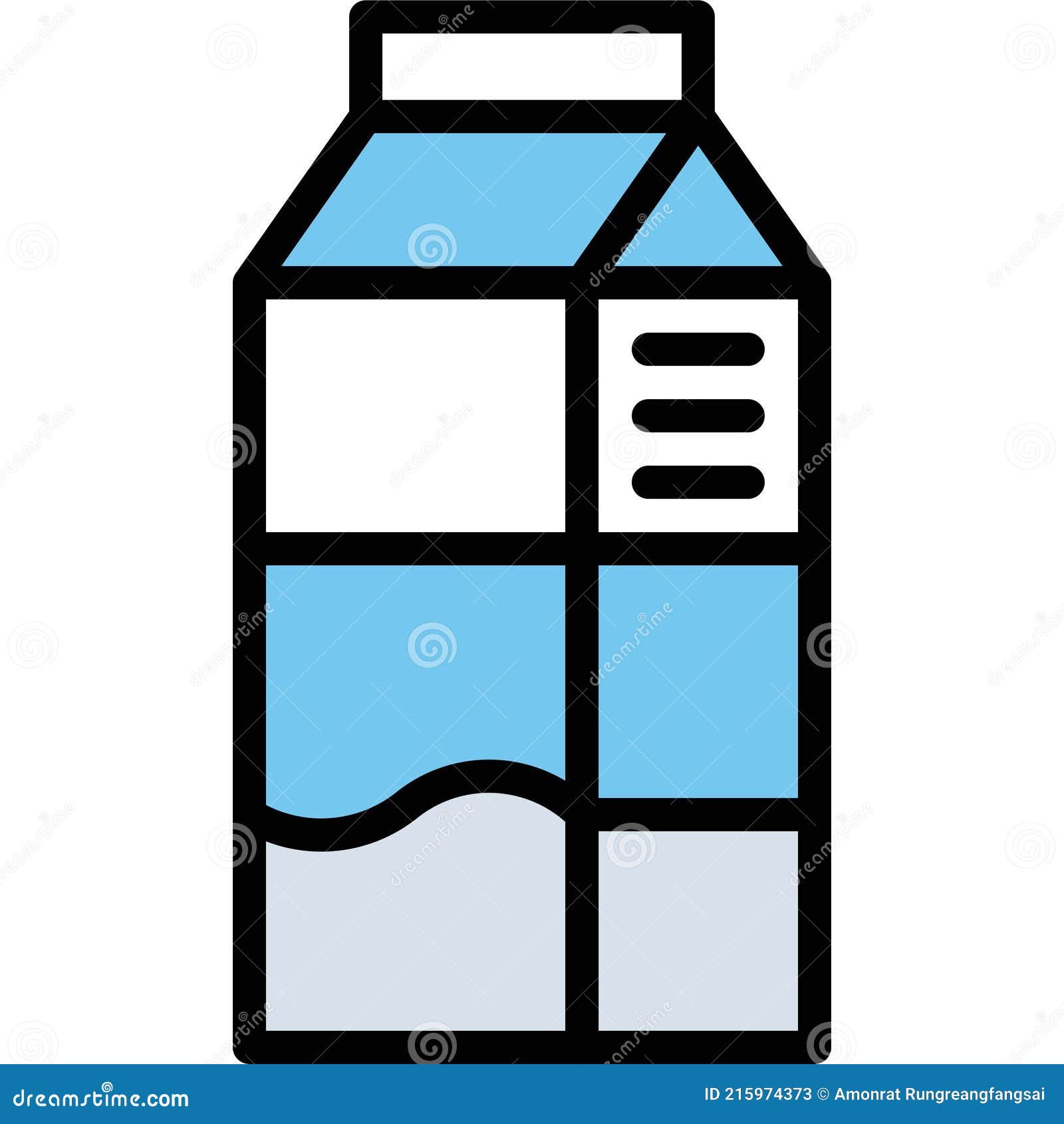 Milk Carton Icon, Bakery and Baking Related Vector Stock Vector ...