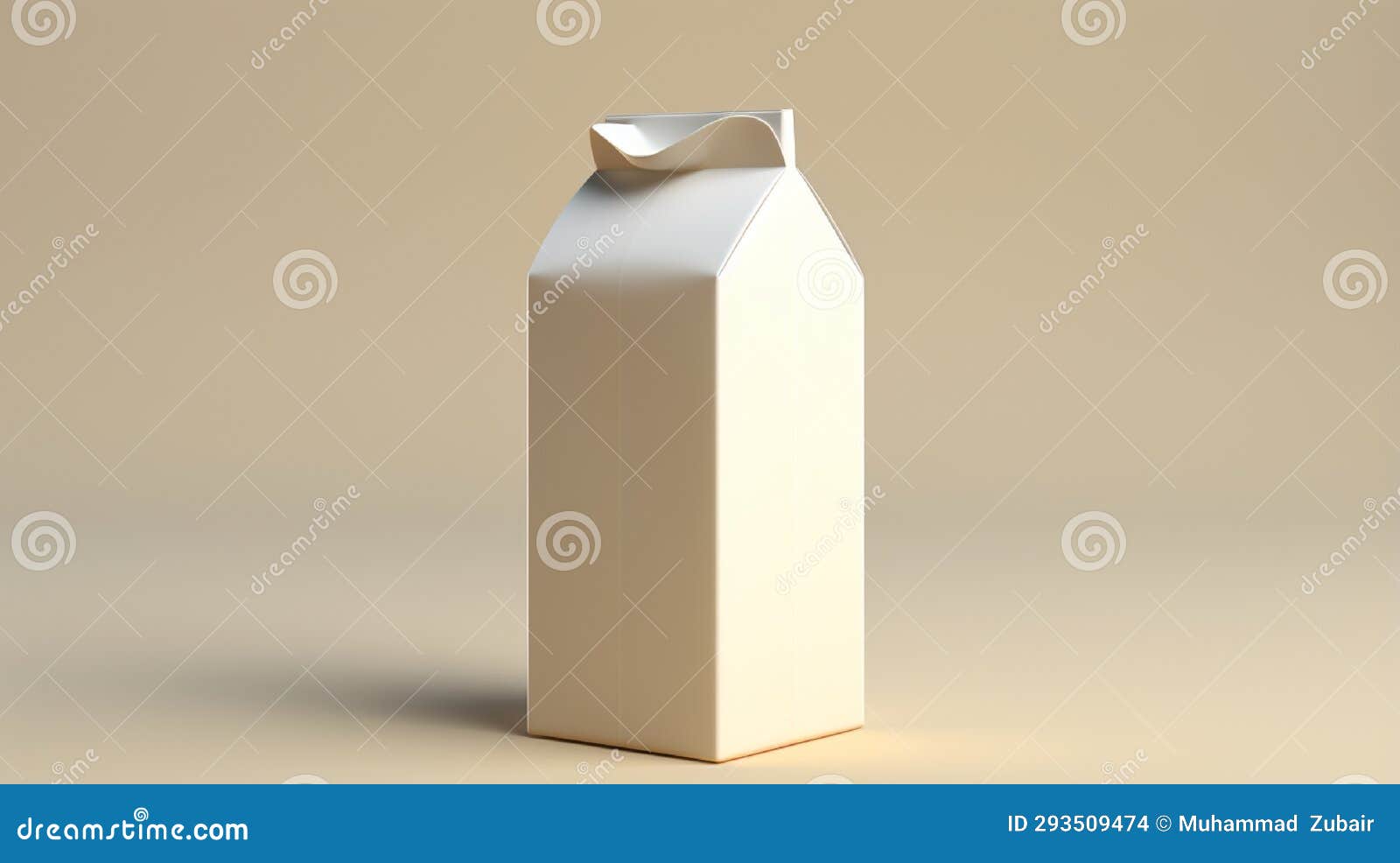 Milk Carton with Background. Generated by AI Tool. Stock Illustration ...