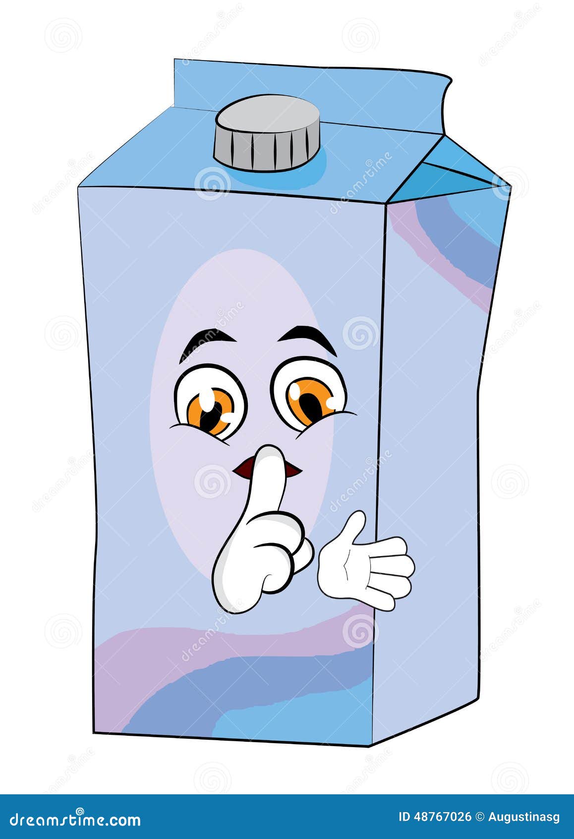 Milk cartoon stock illustration. Illustration of pack - 48767026