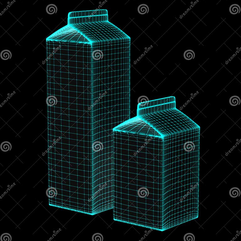Milk case stock illustration. Illustration of cyberspace - 64671457