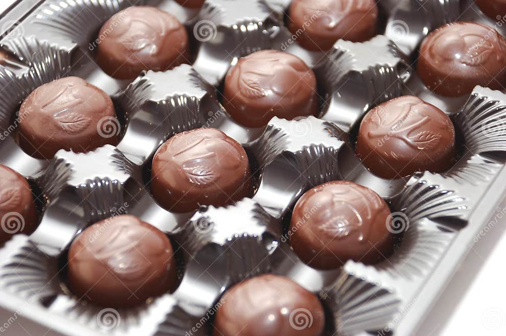 Milk chocolate candies stock photo. Image of addiction - 4026662