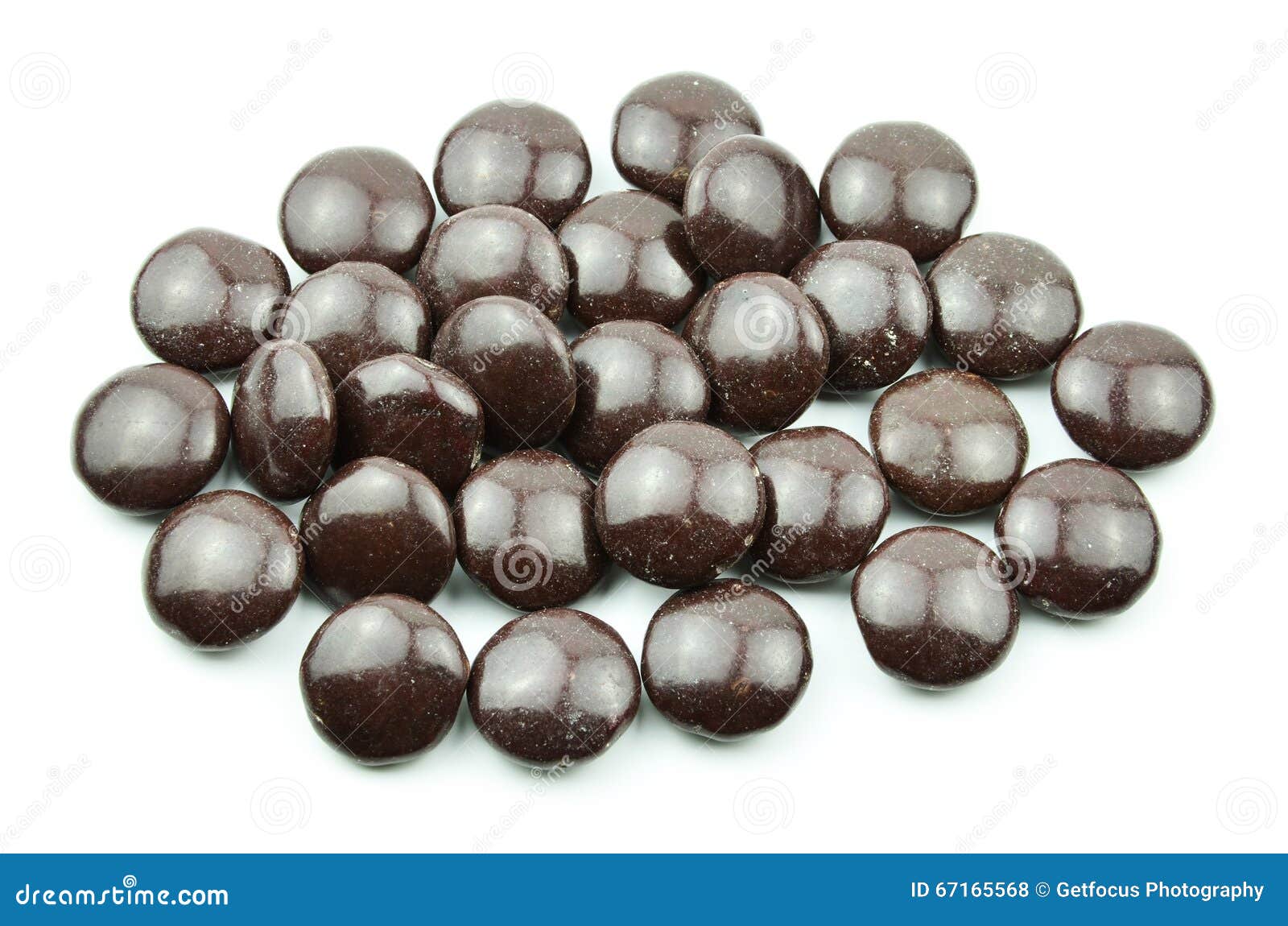 Milk chocolate dragees stock photo. Image of dragees - 67165568