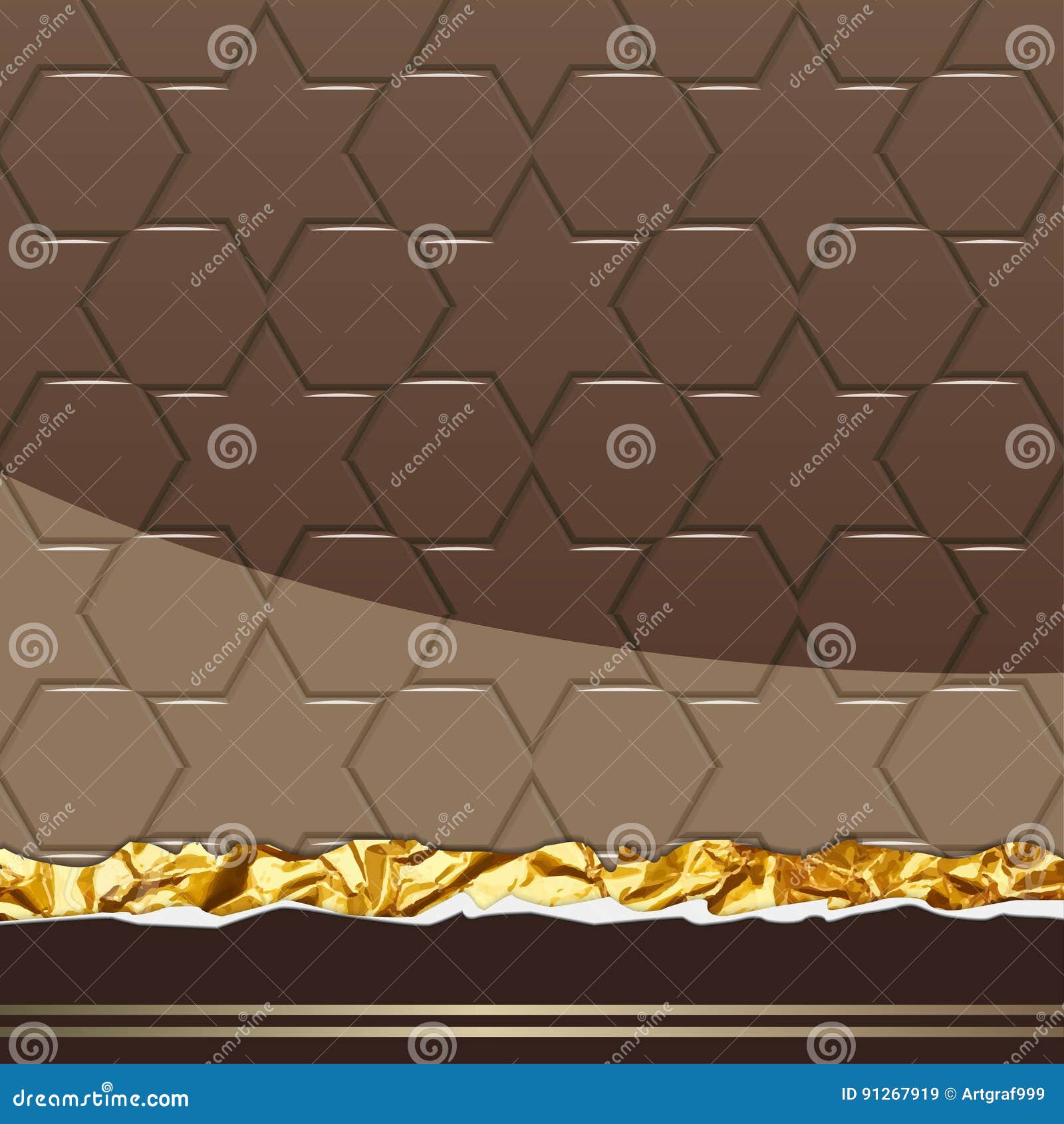 Milk Chocolate Pattern. Vector Illustration Stock Illustration ...