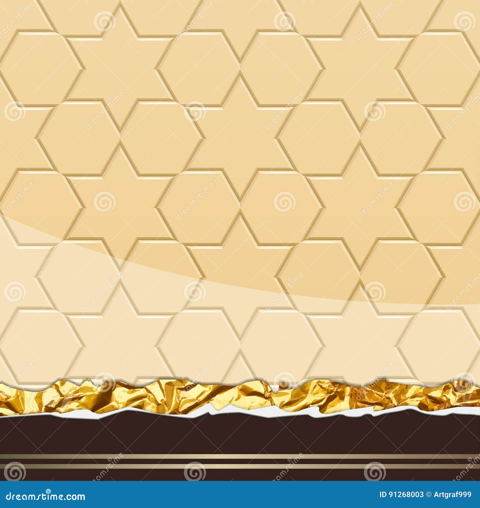 Milk Chocolate Pattern. Vector Illustration Stock Illustration ...