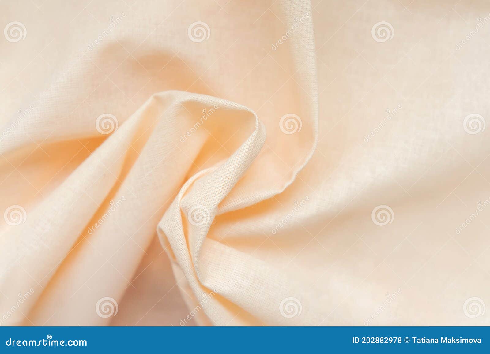 Milk Color Fabric Texture Background, Close Up Stock Photo - Image of ...