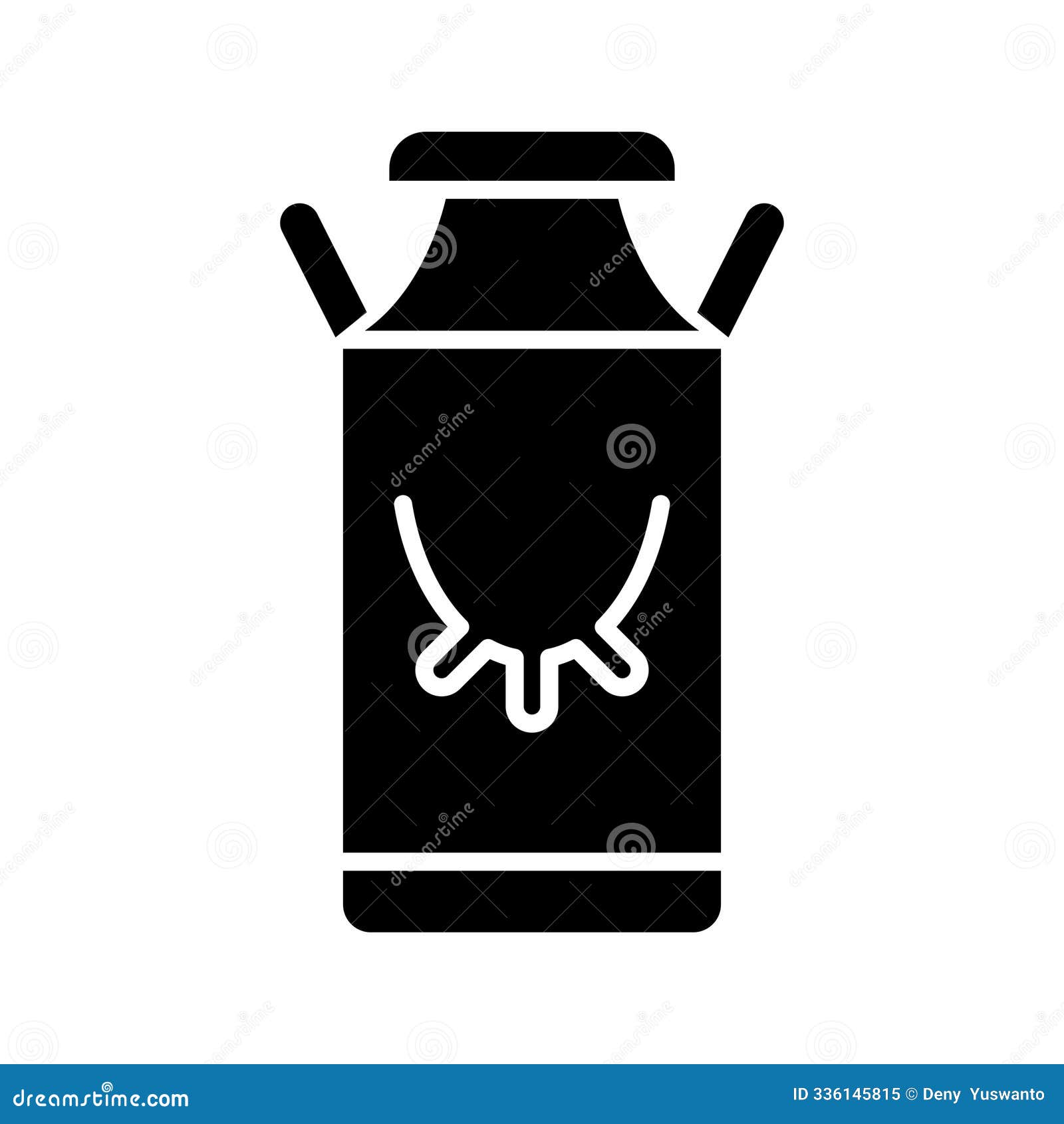 Milk Container Icon Vector Design Template Basic RGB Stock Illustration ...