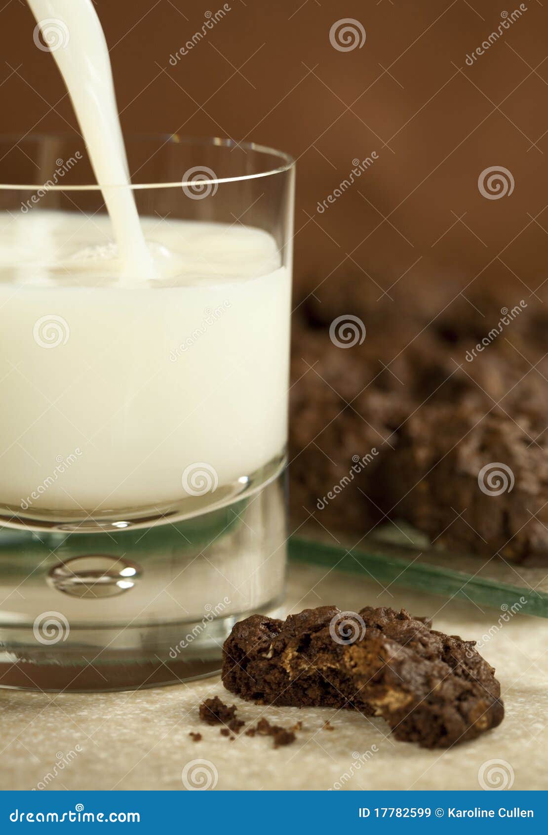 Milk And Cookies Picture. Image: 17782599