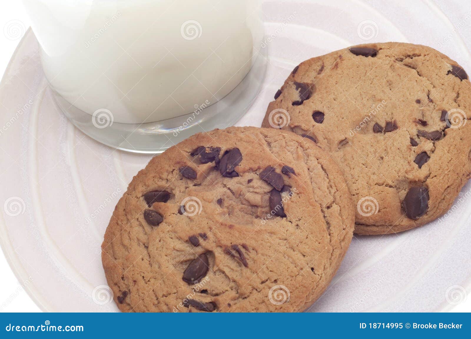 Milk and Cookies stock image. Image of cookie, studio - 18714995