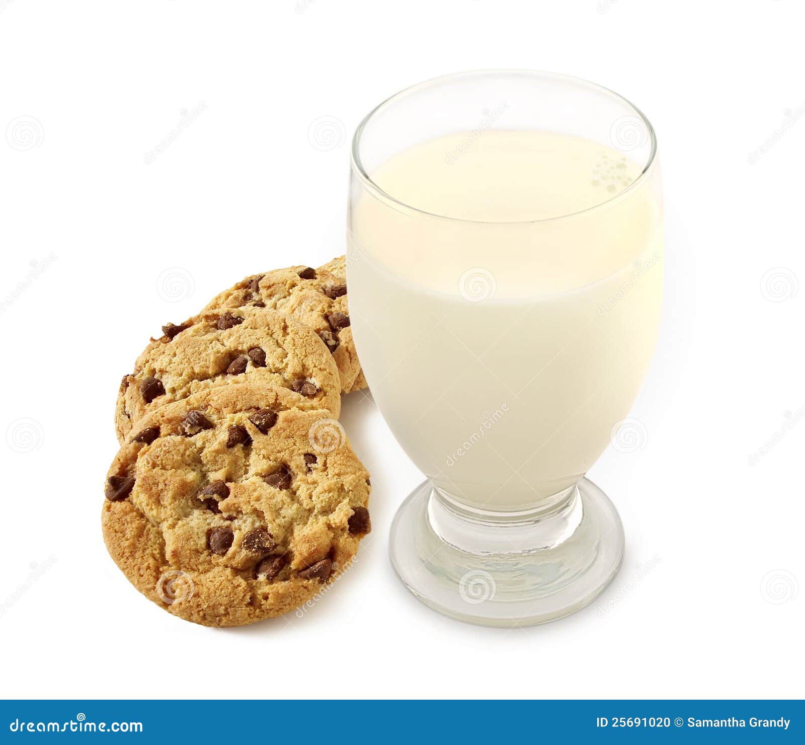 Milk and Cookies stock photo. Image of dairy, beverage - 25691020