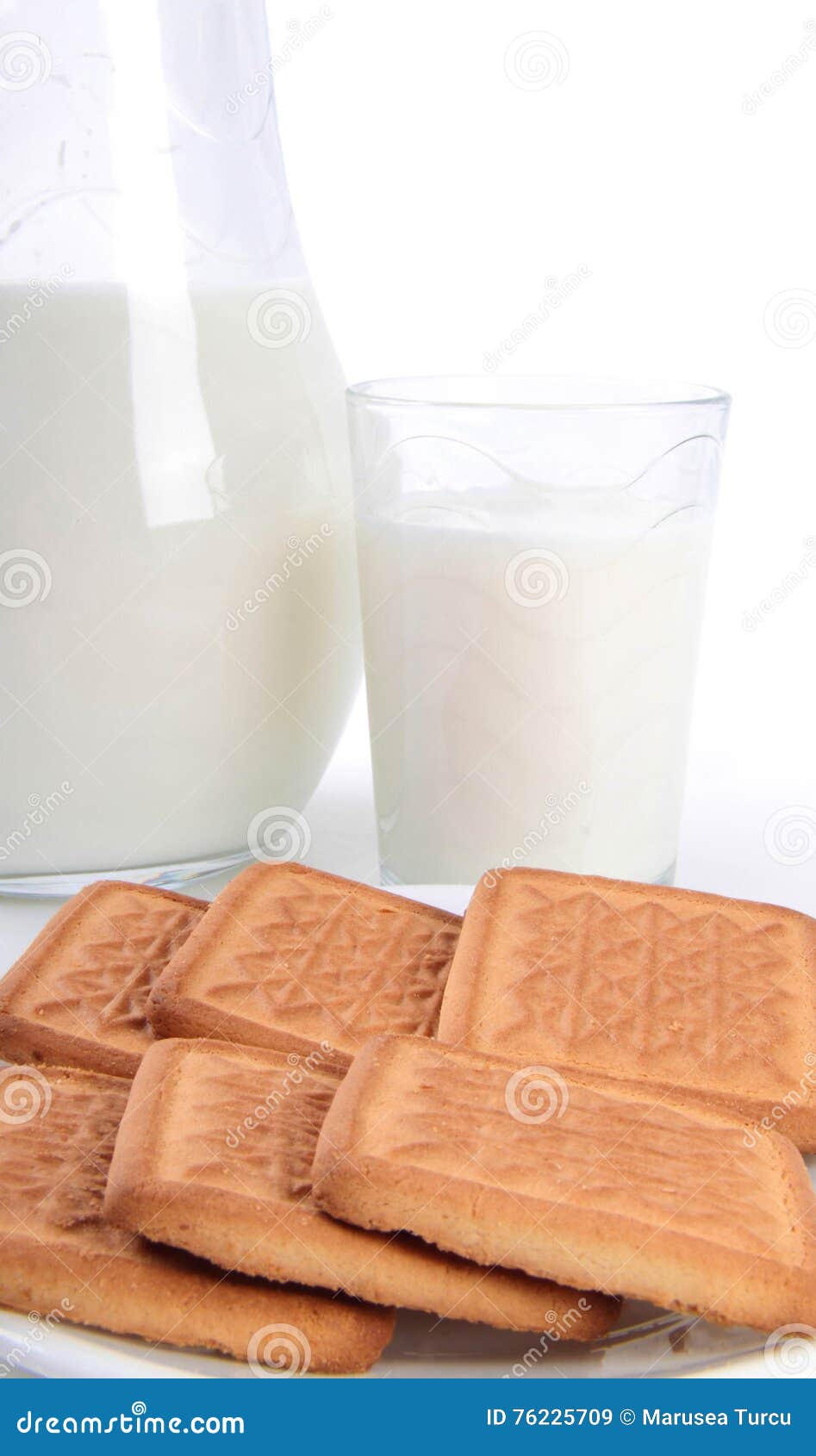 Milk and Cookies isolated stock image. Image of healthy - 76225709