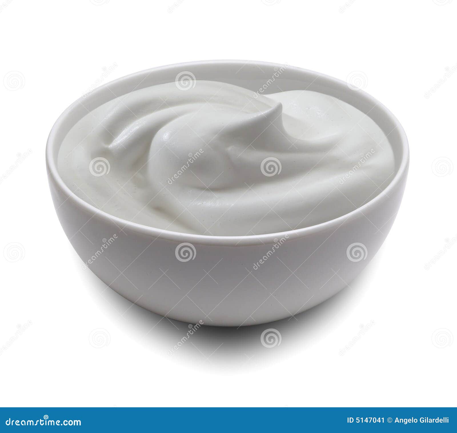 Milk cream stock image. Image of mousse, cream, isolated - 5147041