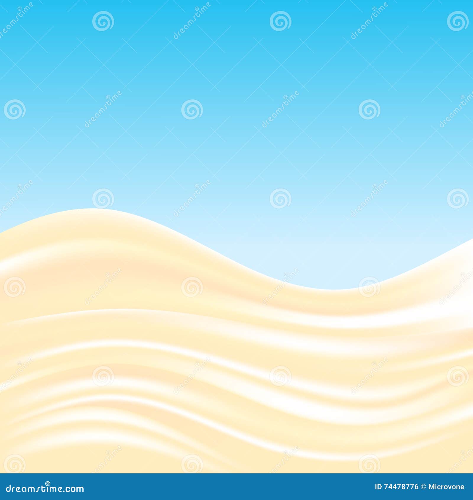 Milk Cream Waves Vector Background Stock Vector - Illustration of ...