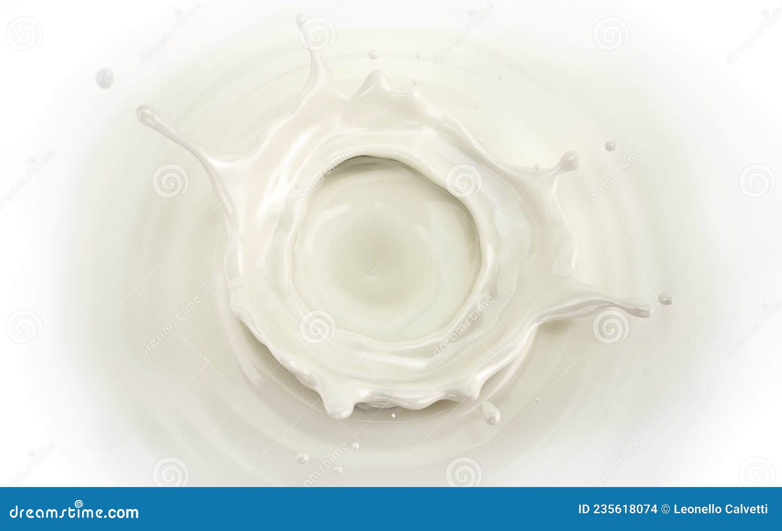 Milk crown splash top view stock illustration. Illustration of crown ...