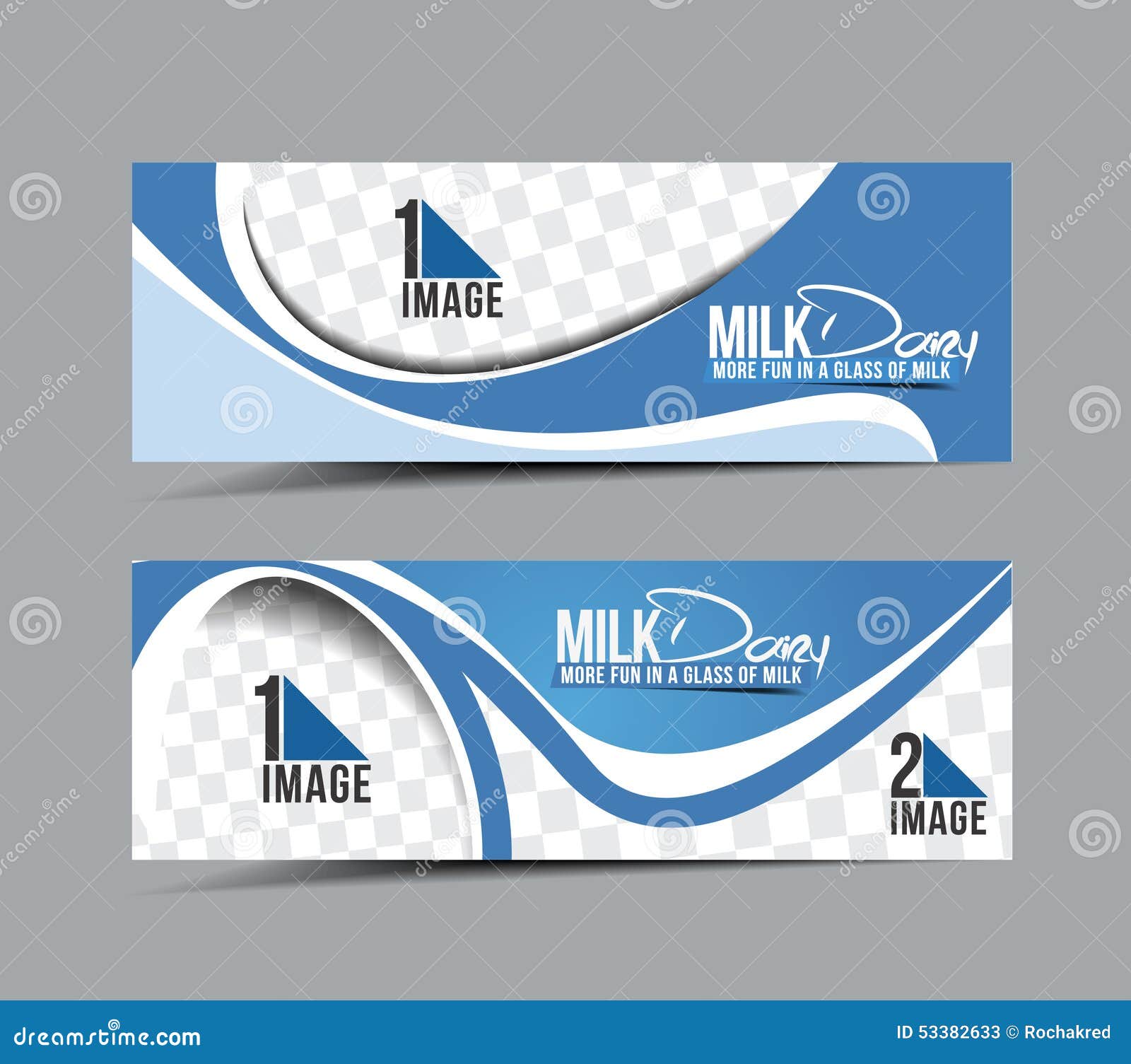 Milk Dairy Banner stock vector. Illustration of decoration - 53382633
